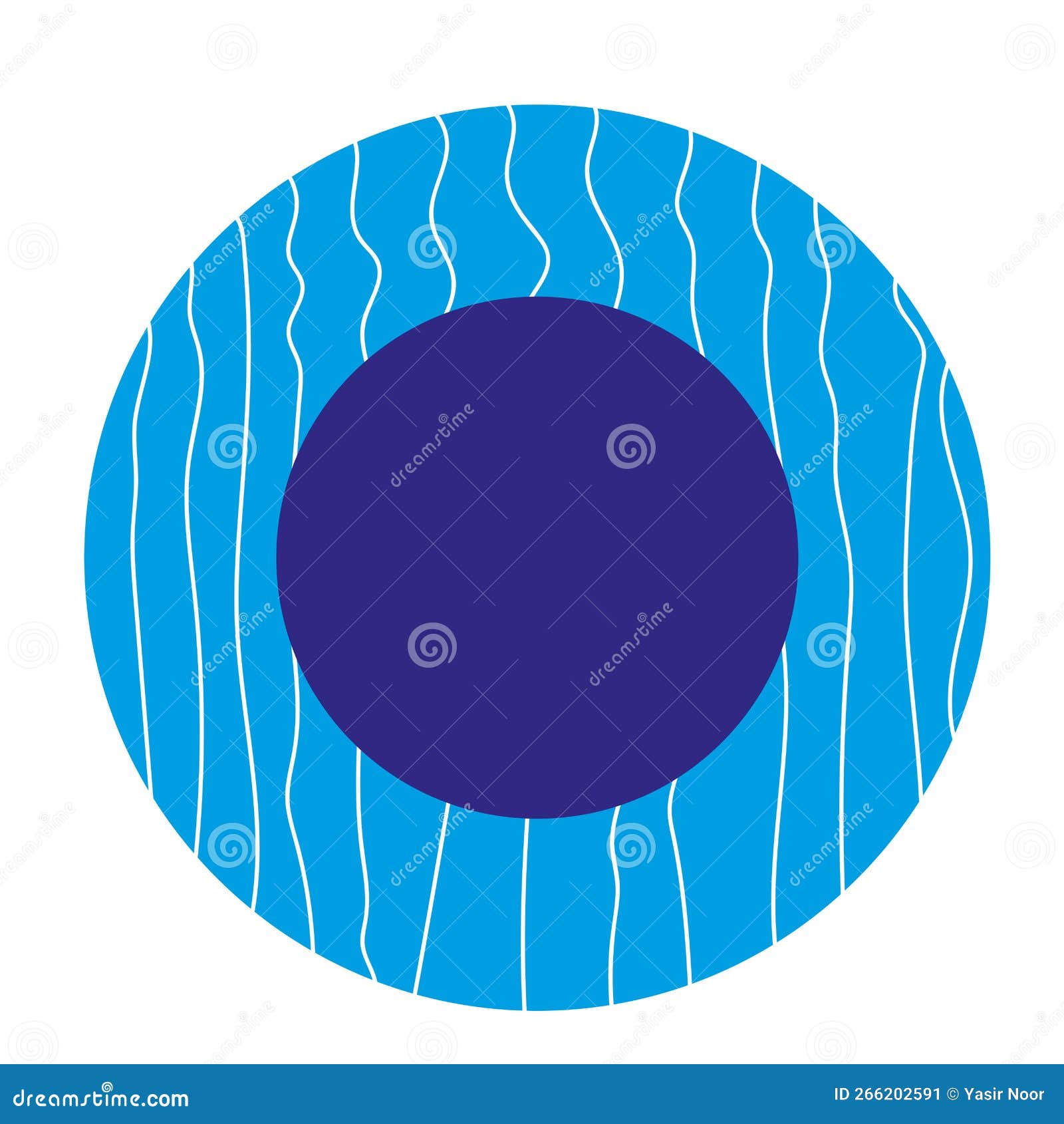 Print- Round Shapes Art Design - Art Work Stock Illustration ...