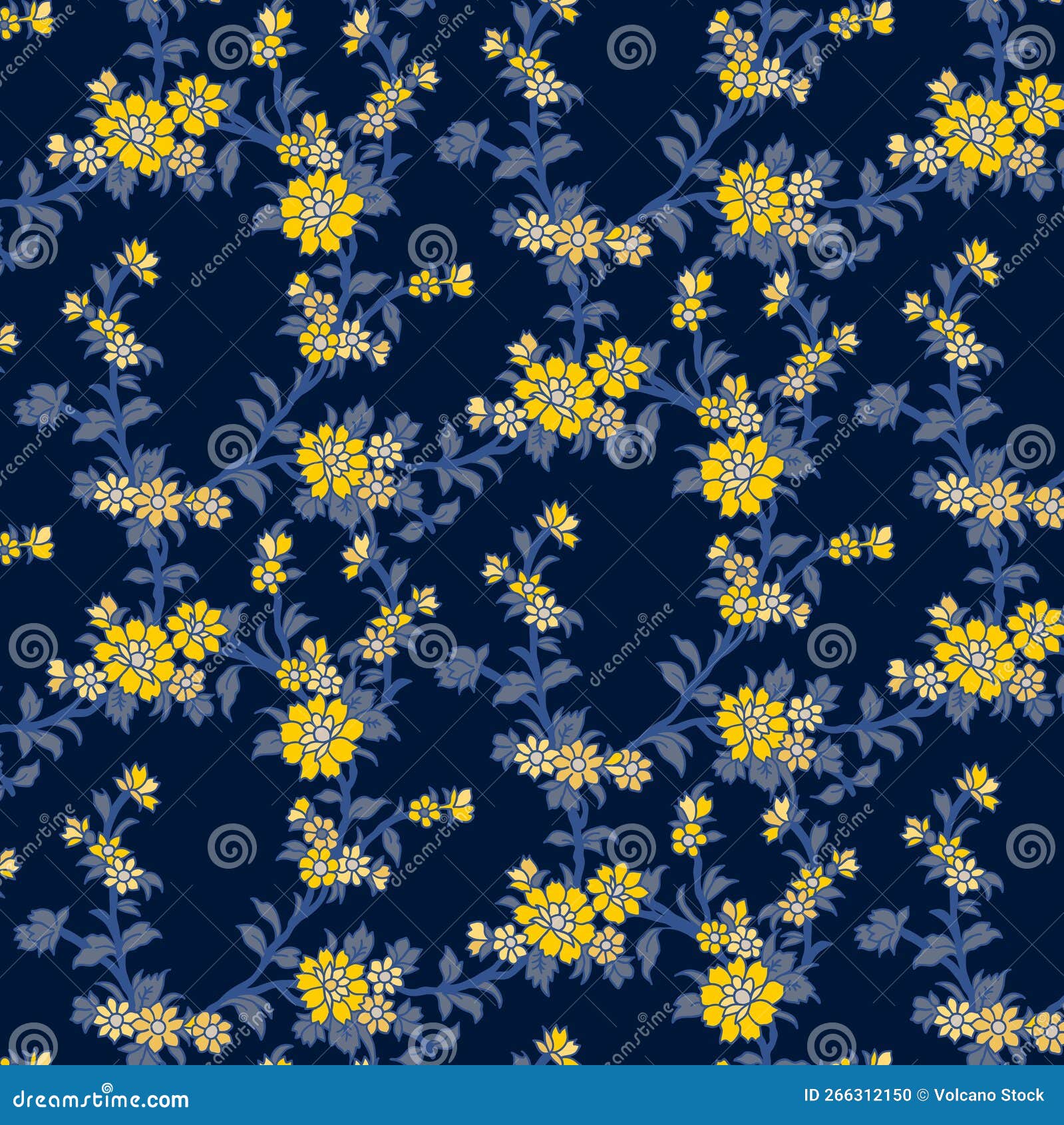 Ornamental Colorful Ancient Flower Pattern. Vector Illustration Stock ...