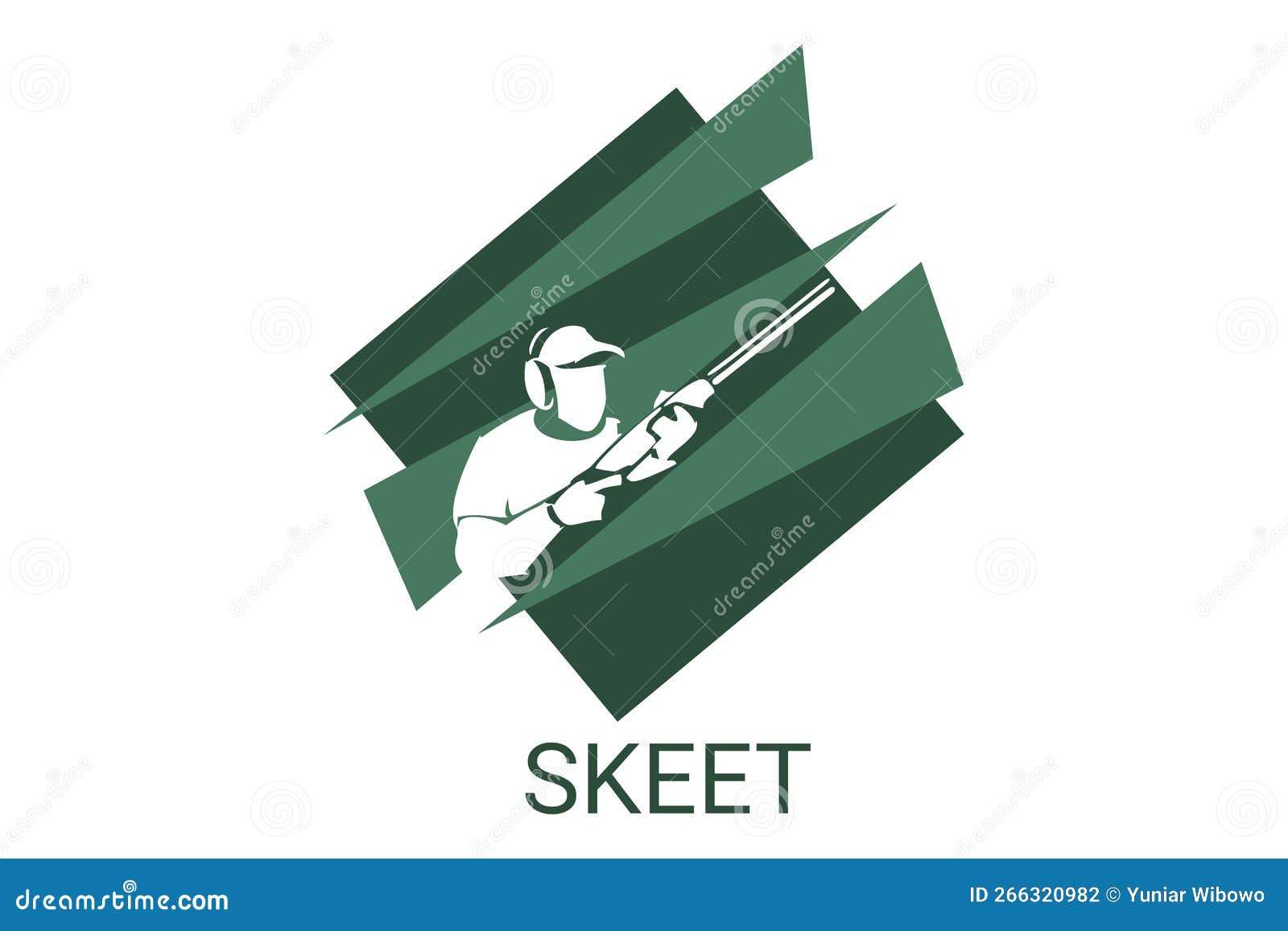 Skeet Sport Vector Line Icon. an Athlete Posing for a Shot. Sport ...