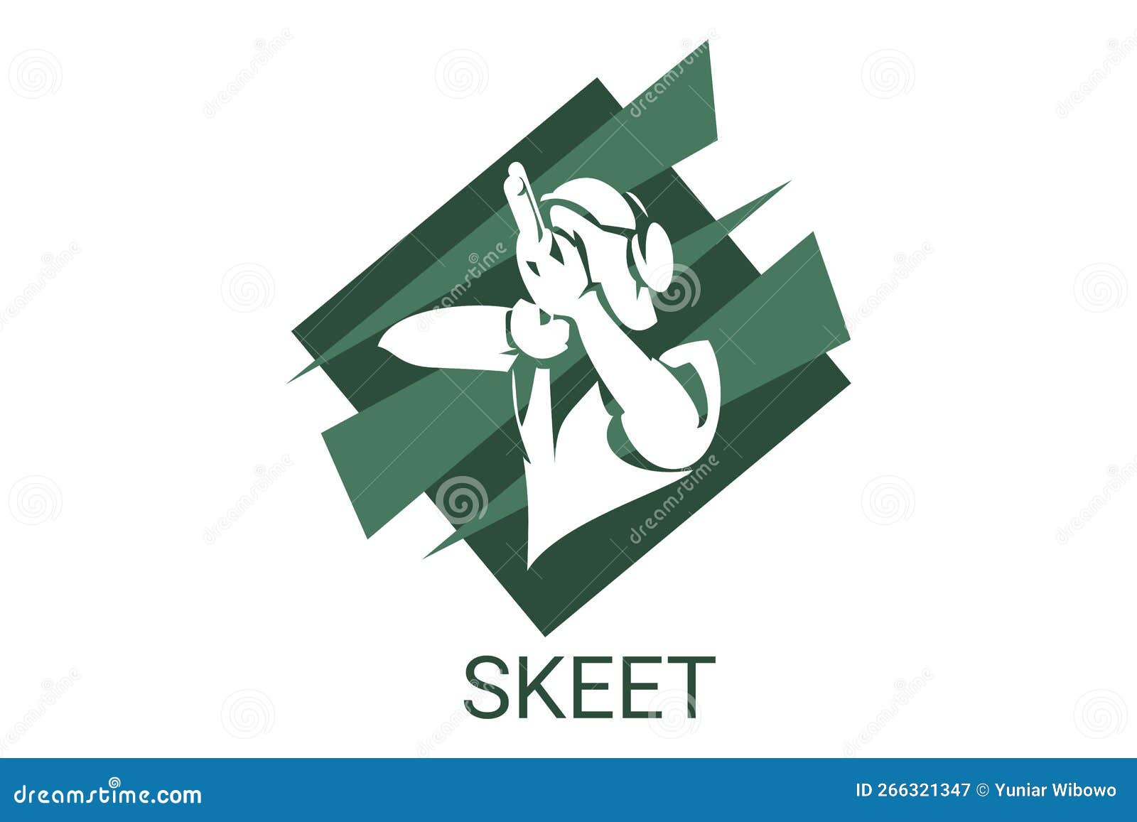 Skeet Sport Vector Line Icon. an Athlete Posing for a Shot. Sport ...
