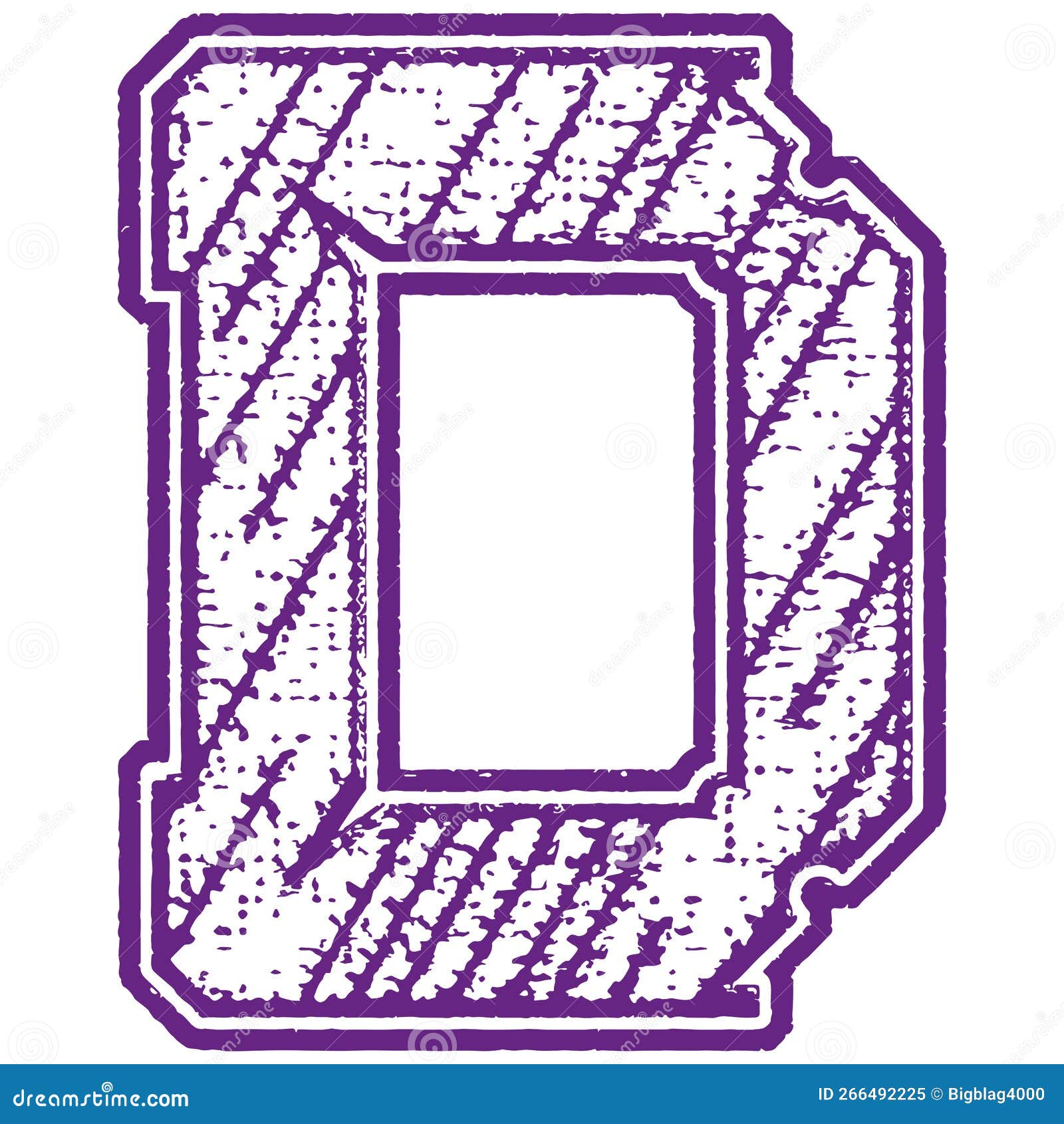 Grunge Font.Vector Rough Uppercase Letter. Stock Illustration ...