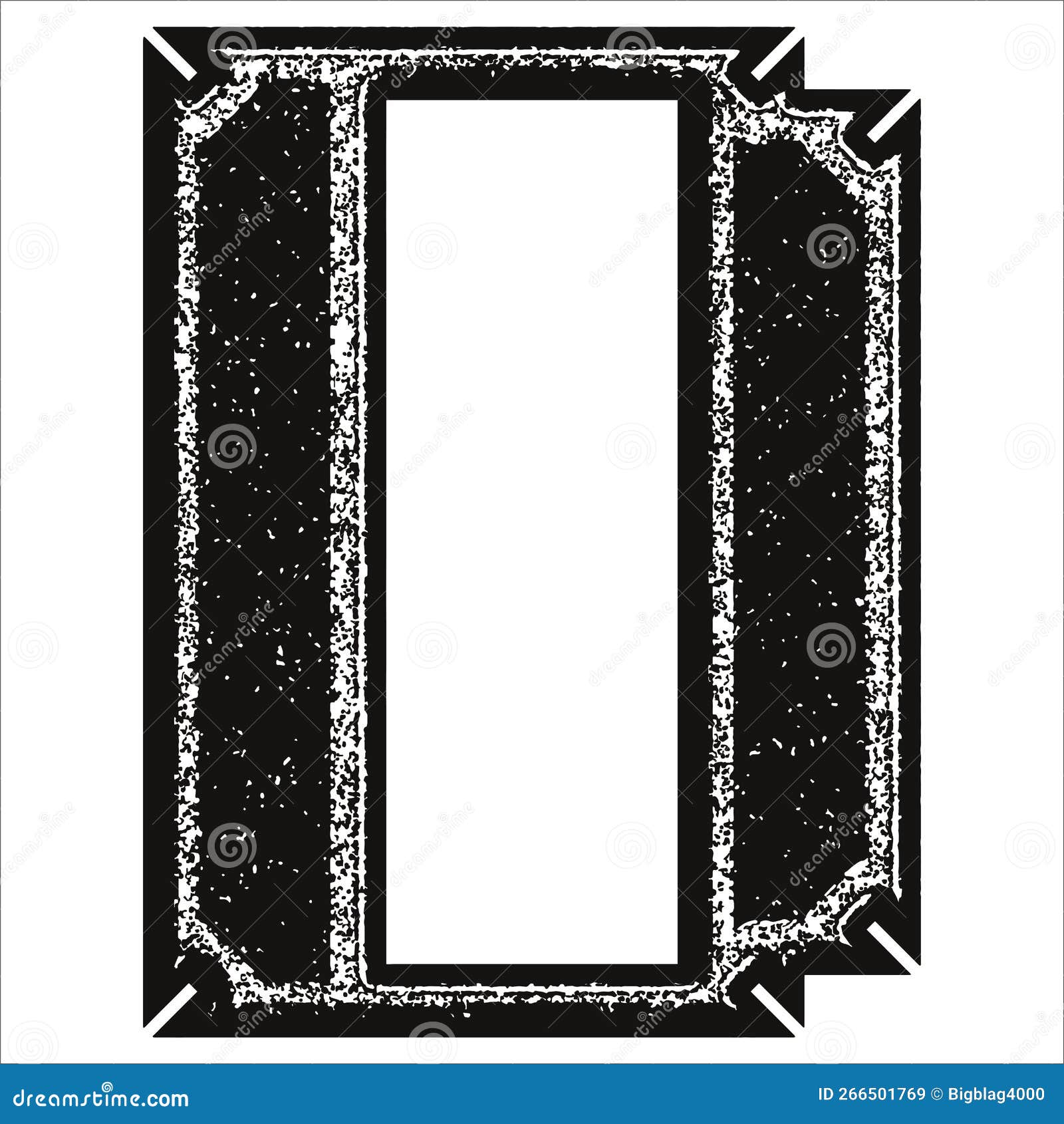 Ancient Art Font.Decorative Custom Letter. Stock Illustration ...