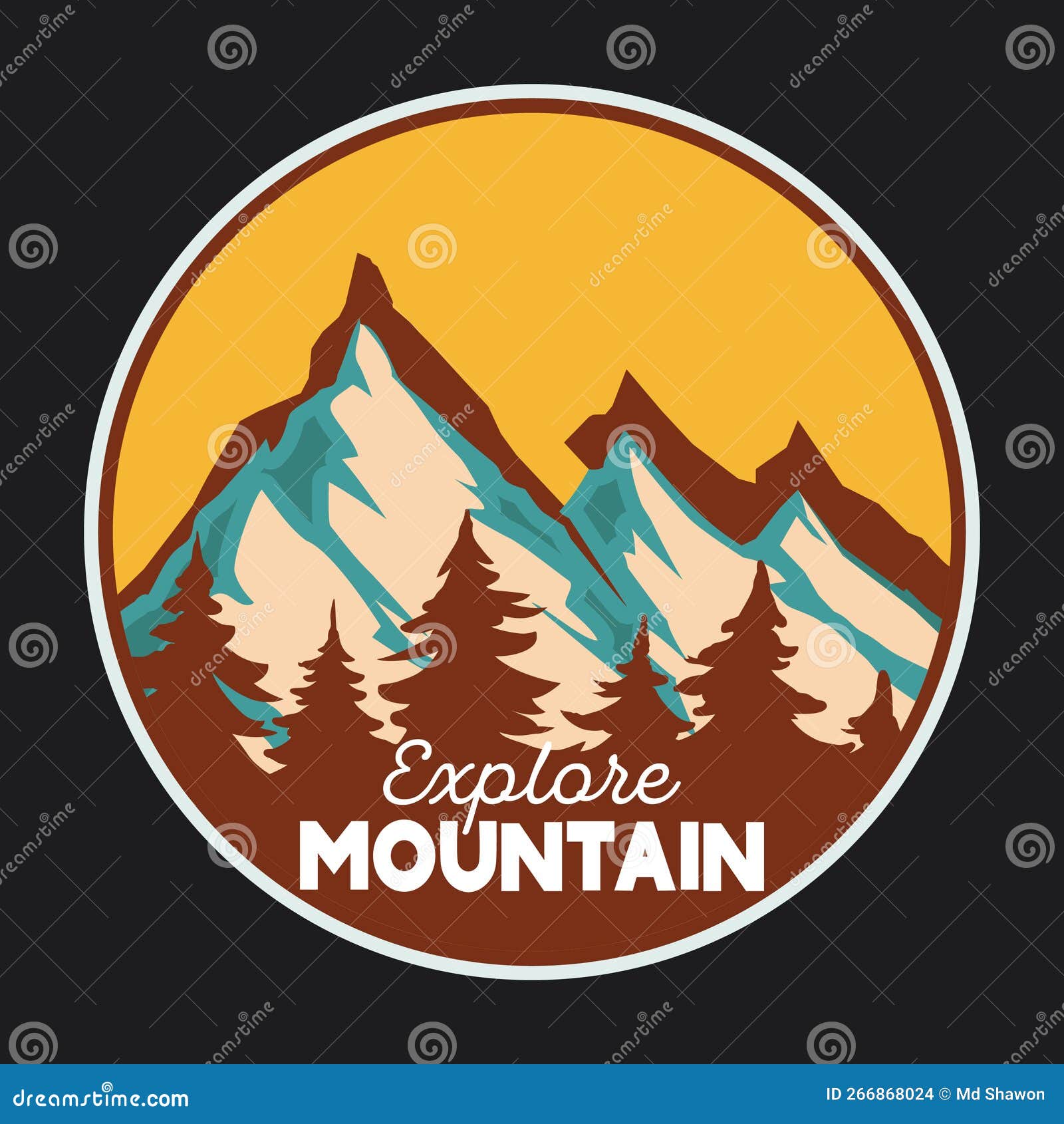 Explorer, Wilderness, Adventure, Emblem Patch Logo Poster Label Vector ...