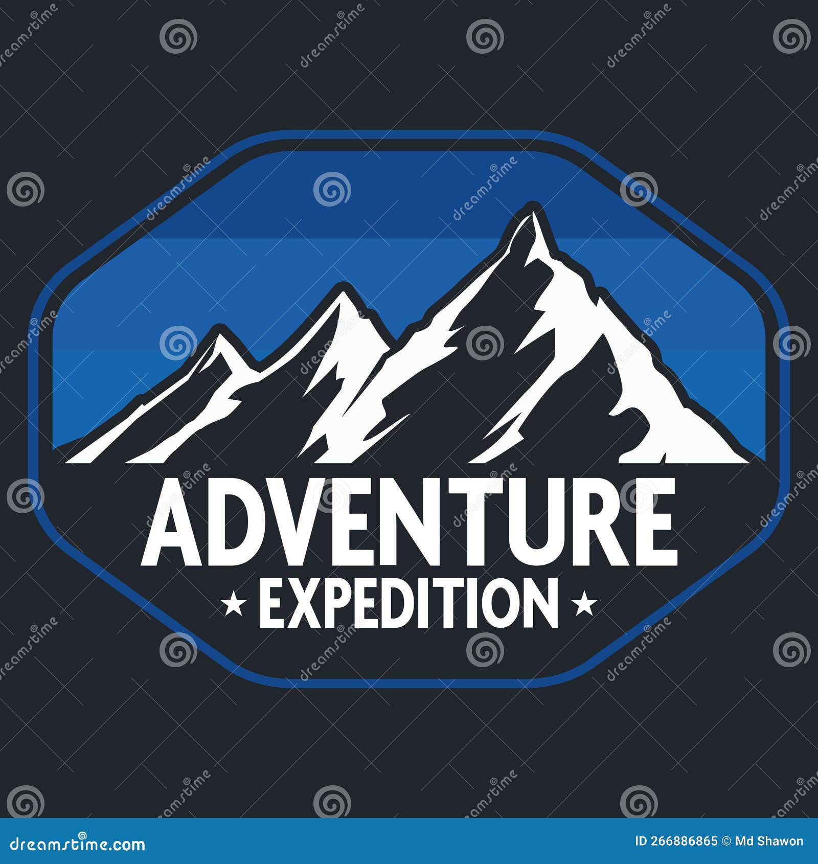 Mountain Outdoor Adventure Emblem Patch Logo Poster Label Vector ...