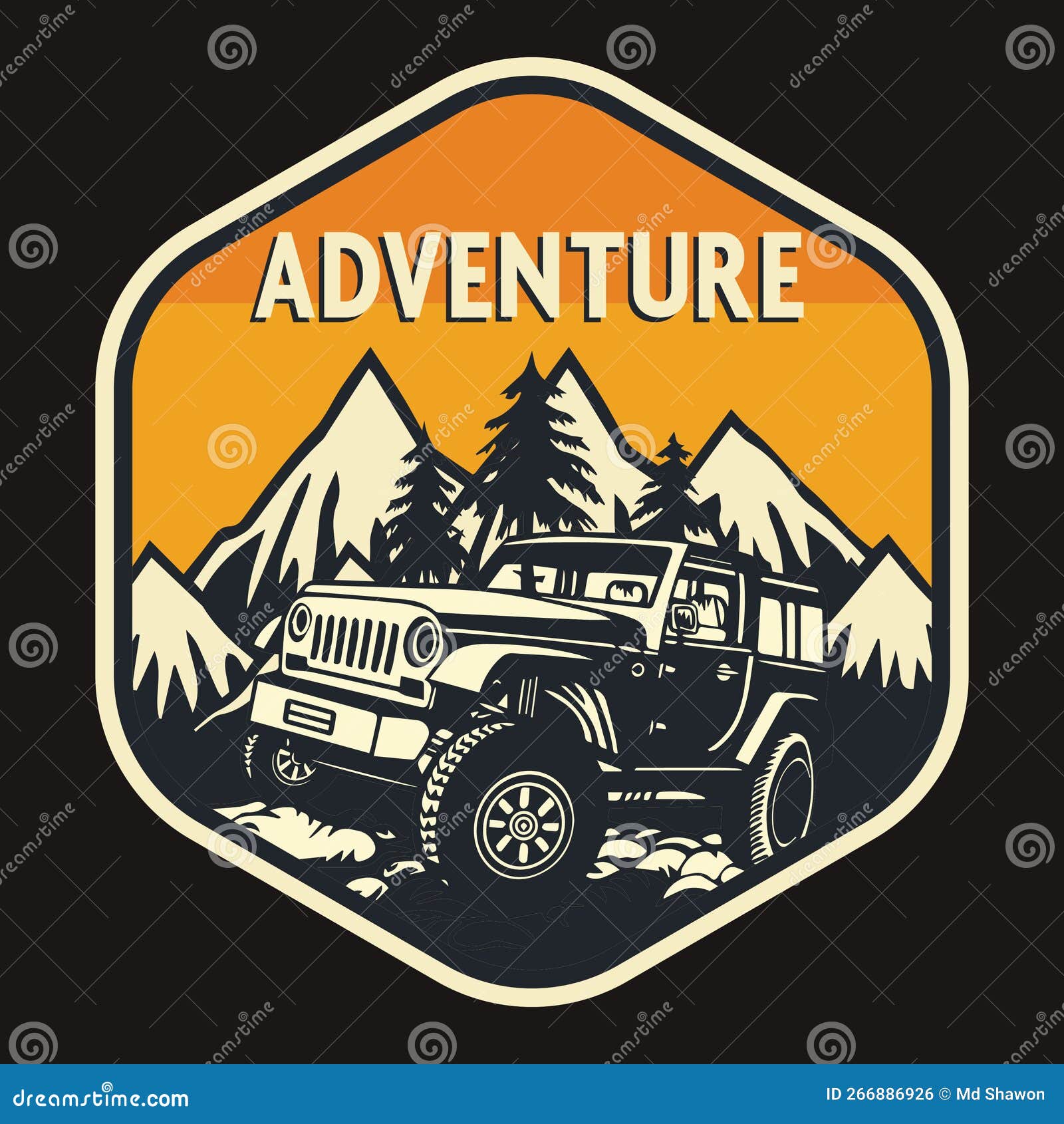 Mountain Outdoor Adventure Emblem Patch Logo Poster Label Vector ...