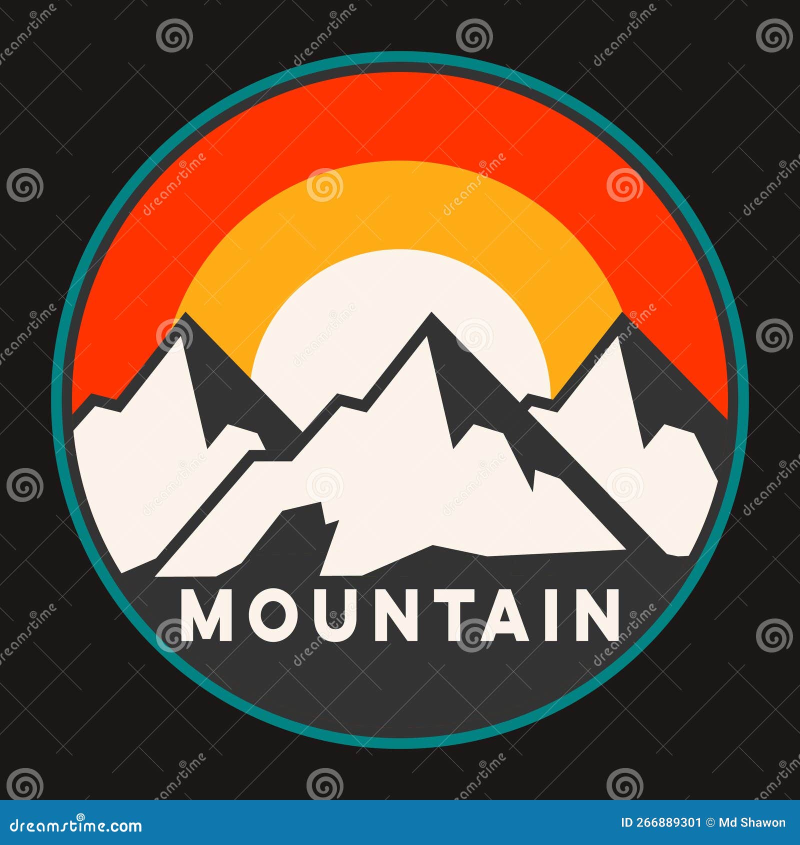 Mountain Outdoor Adventure Emblem Patch Logo Poster Label Vector ...