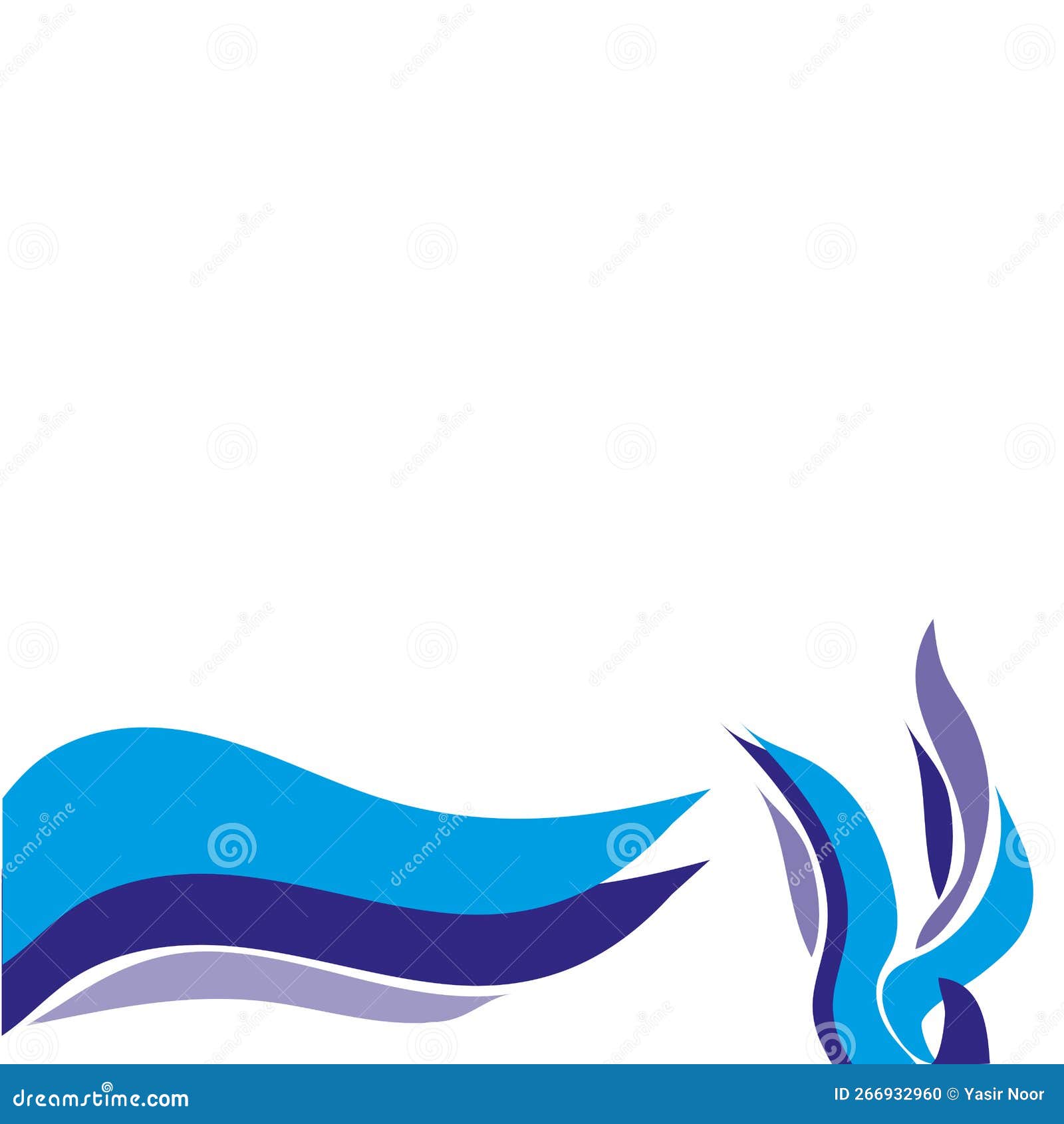 ART - Wavy Shape for Page - Graphics Design Stock Illustration ...