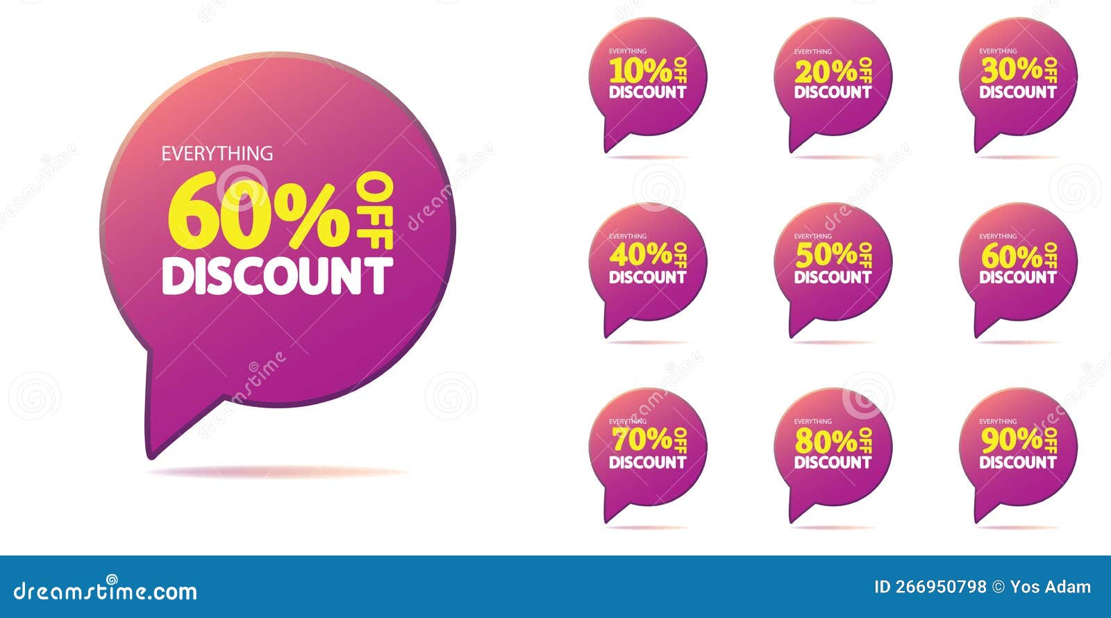 Purple Bubble Speech Special Offer, Coupons, and Off Discount Set ...