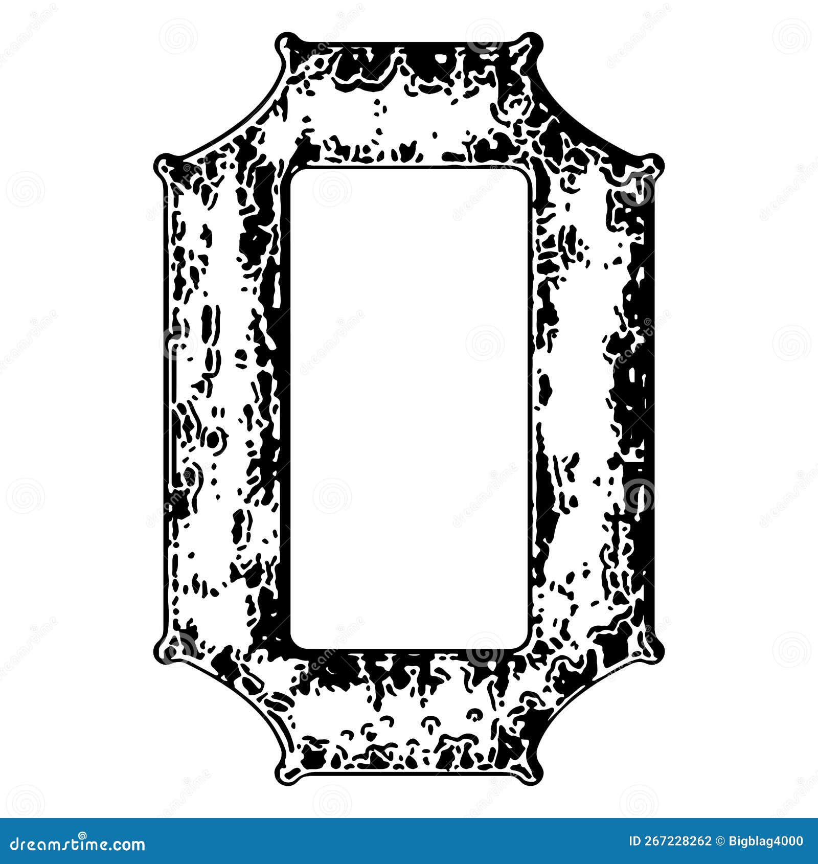 Neo-gothic Decorative Number.Vector Medieval Font. Stock Vector ...