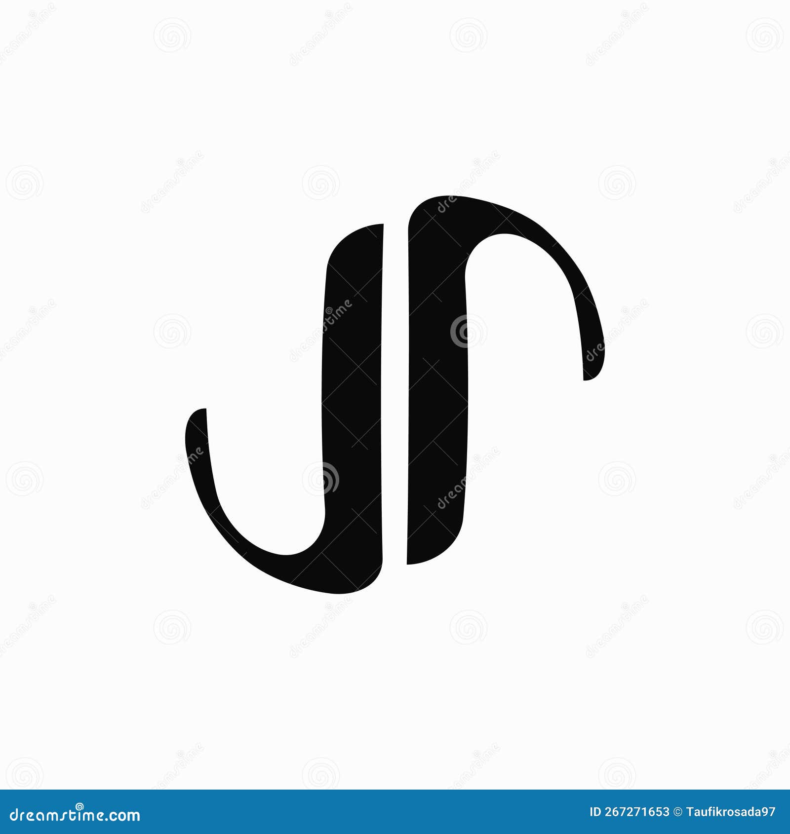J + R Letter Logo Simple but Elegant and Attractive Stock Vector ...