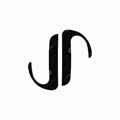 J + R Letter Logo Simple but Elegant and Attractive Stock Vector ...