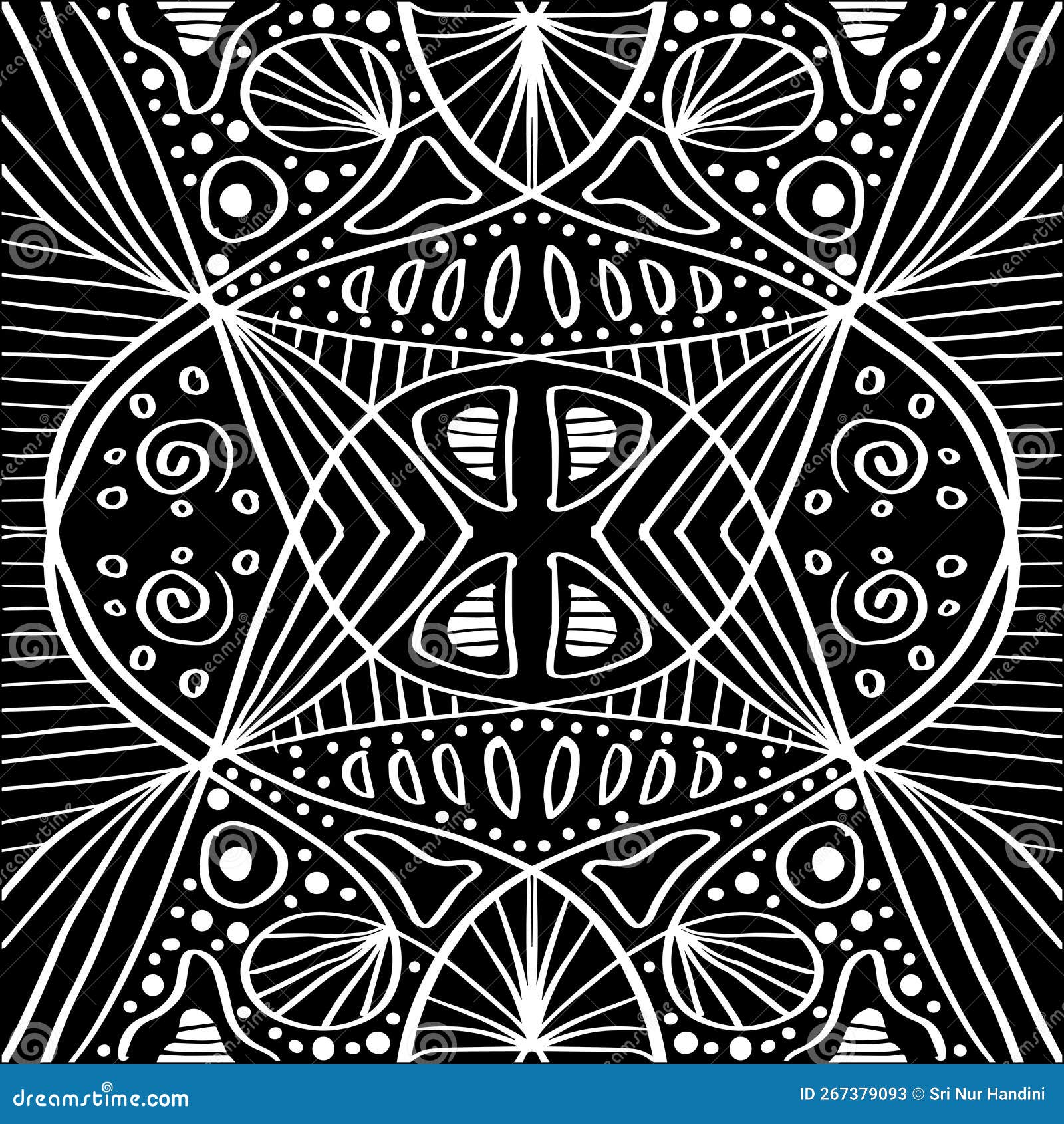 Line Art Abstract Doodle Drawing Background Stock Illustration ...