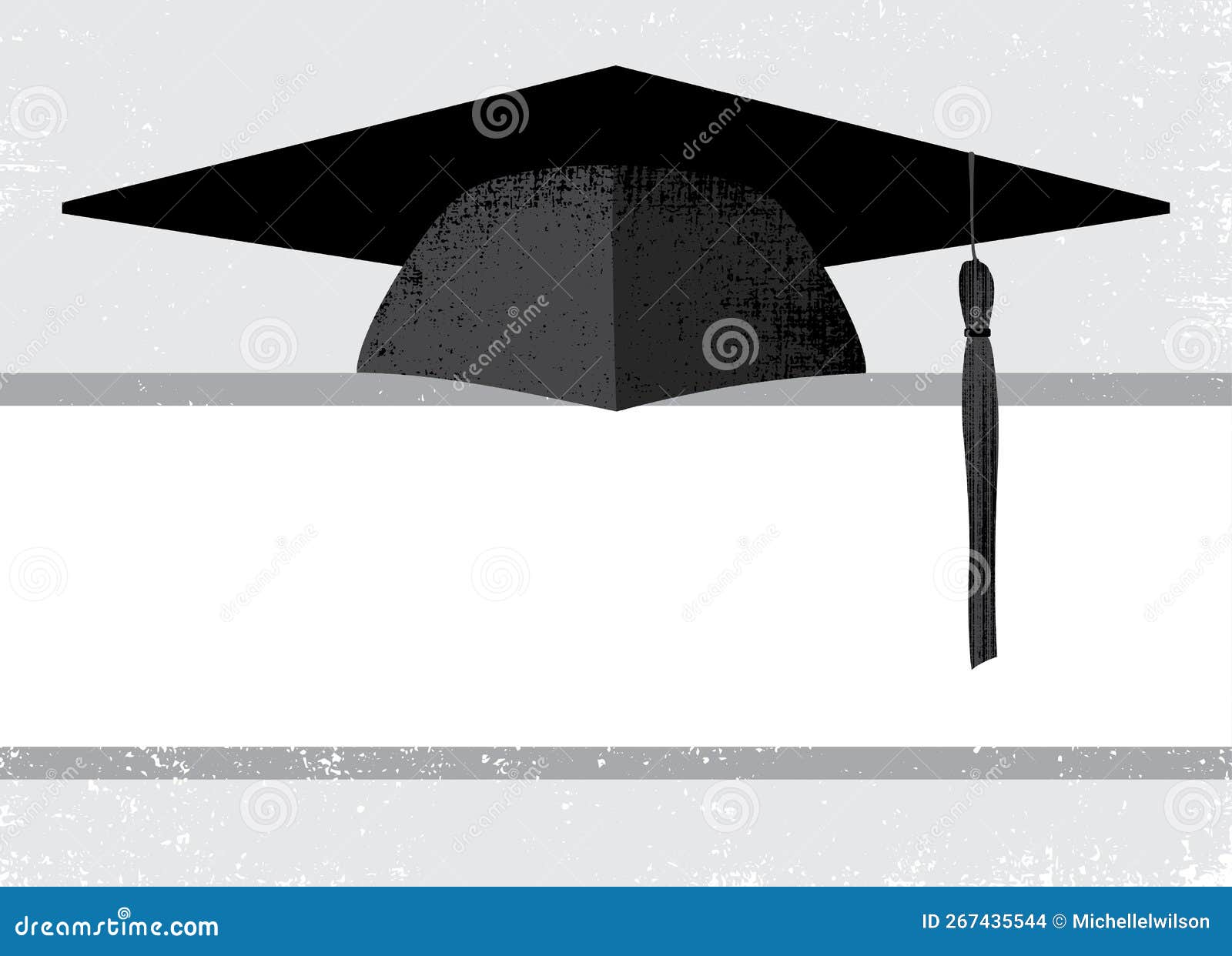 Texture Grad Cap stock vector. Illustration of diploma - 267435544
