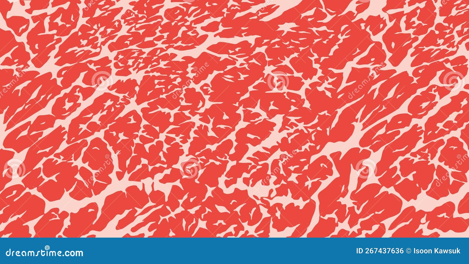 Meat Marbled Background. Vector Illustration Stock Vector ...