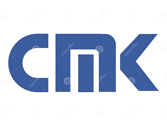 CMK Letter Modern Logo Design Stock Vector - Illustration of graphic ...