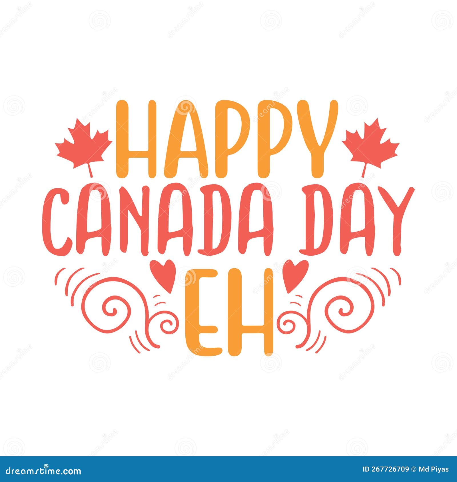 Happy Canada Day Eh Typography T-shirts Design, Tee Print, T-shirt ...