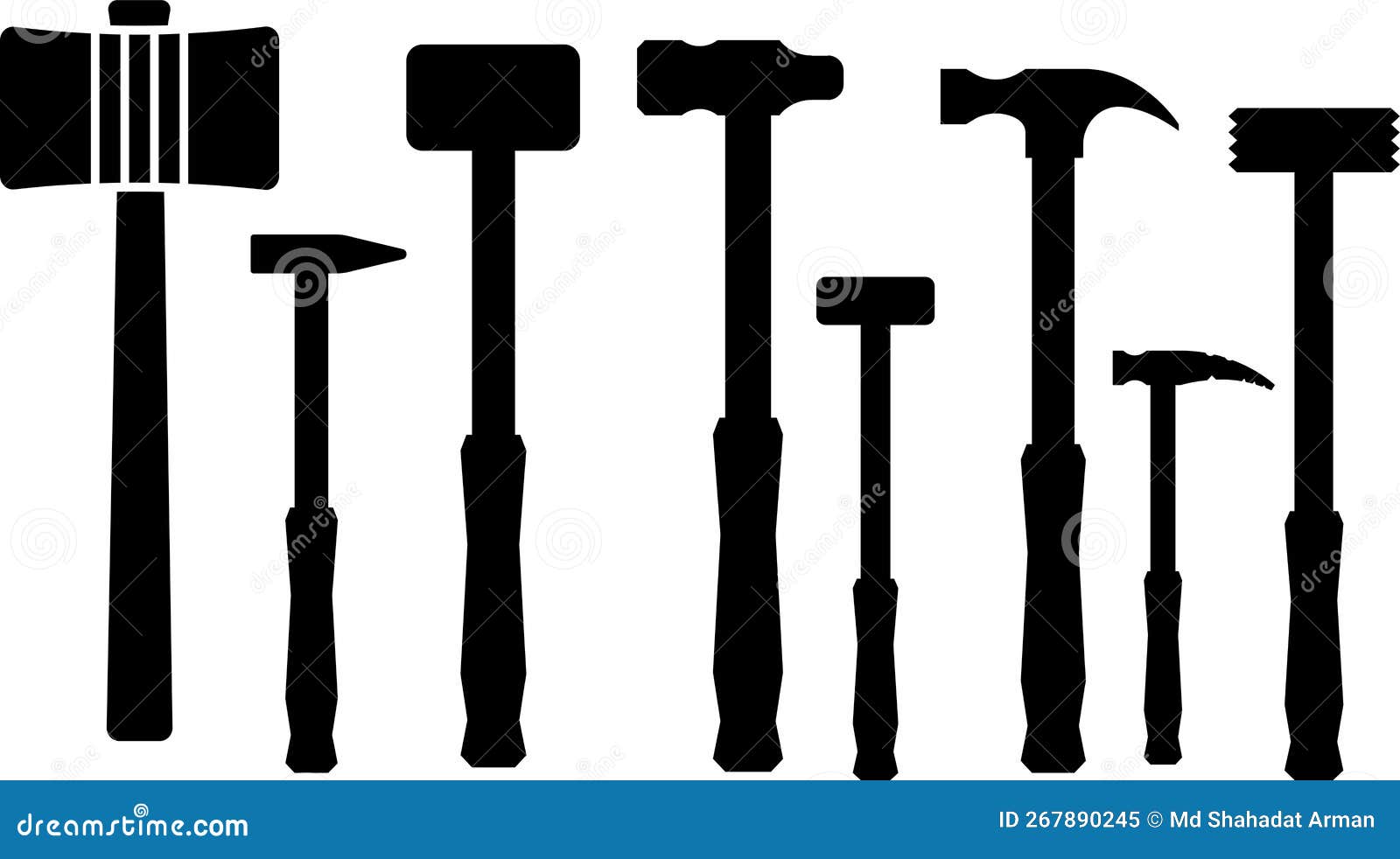 Hummer Silhouette, Hummer Silhouette Set, Stock Illustration ...