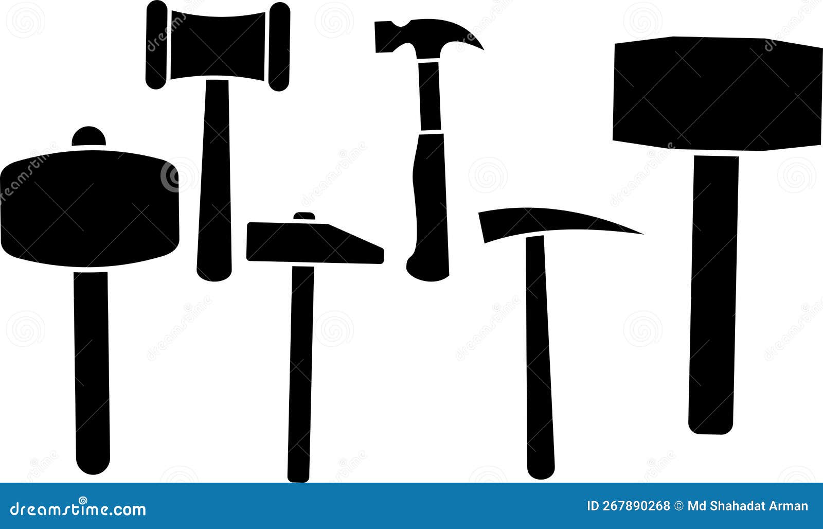 Hummer Silhouette, Hummer Silhouette Set, Stock Illustration ...