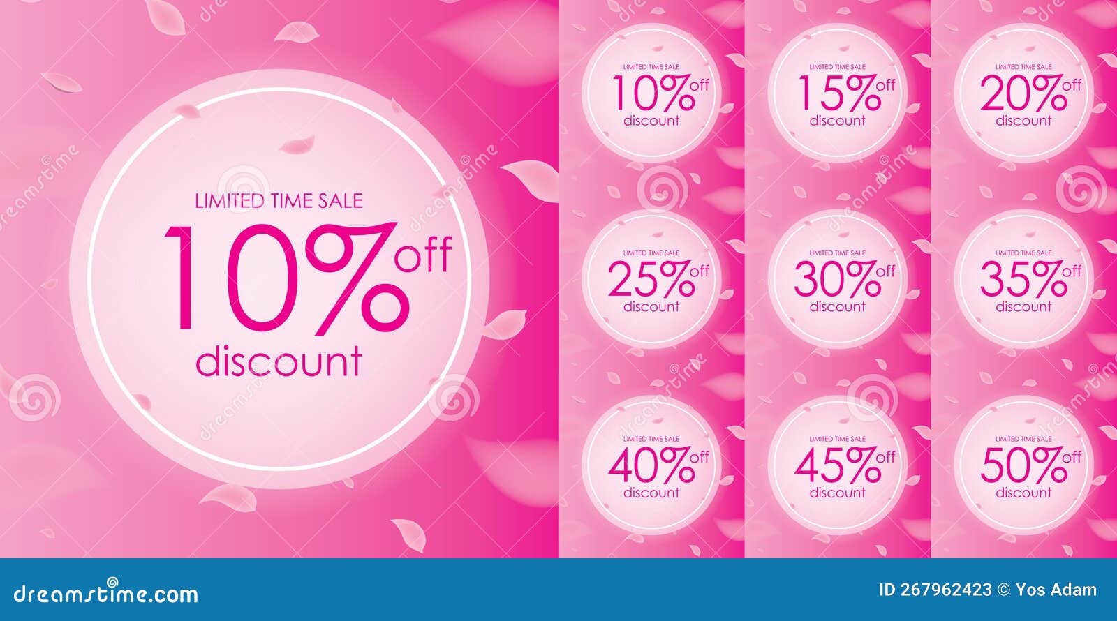 Pink Limited Time Sale Sign, Special Offer, Coupons, and Off Discount ...