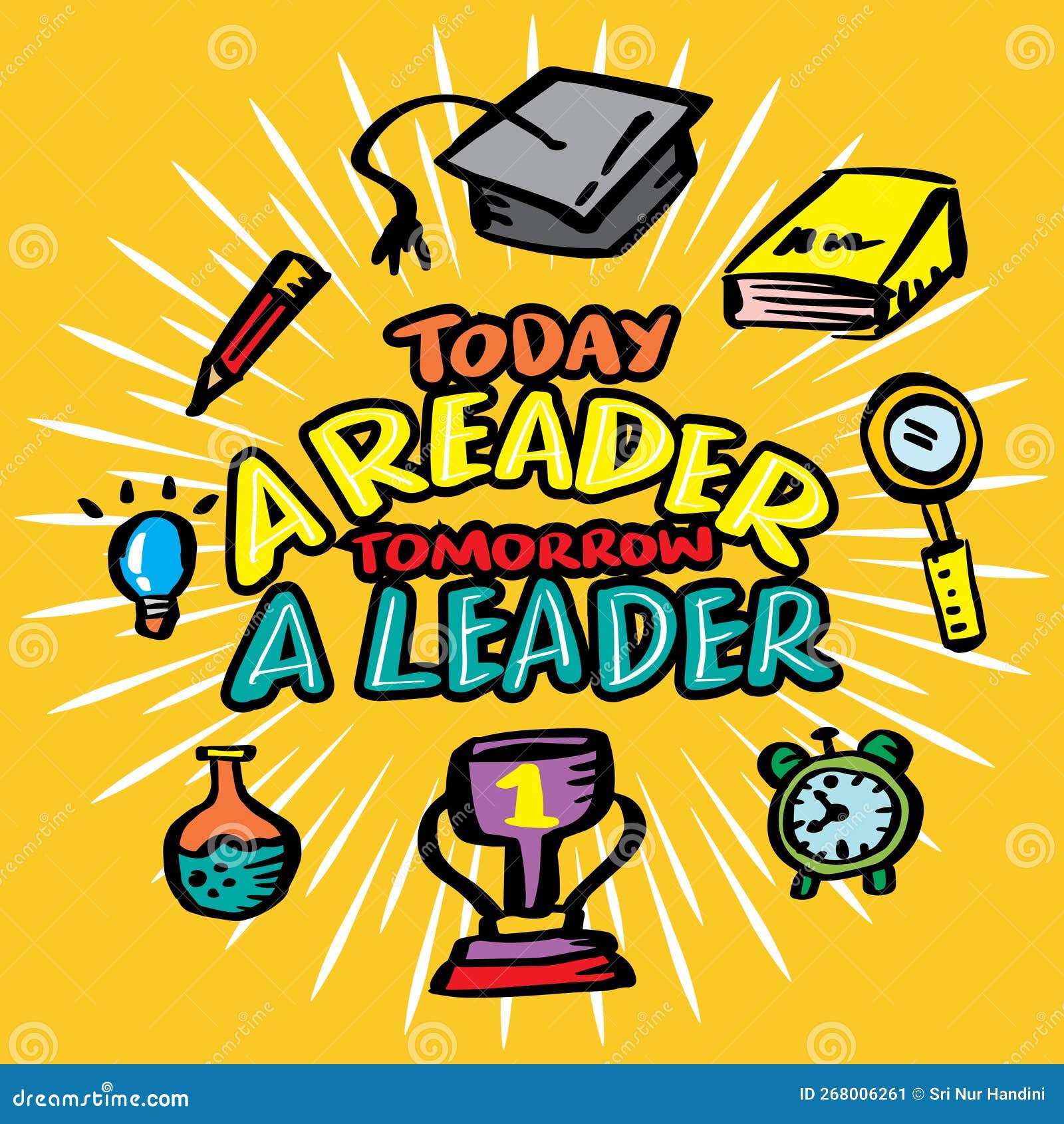 Be A Leader Lettering Design With Abstract Gold Star Logo Icon In Black ...