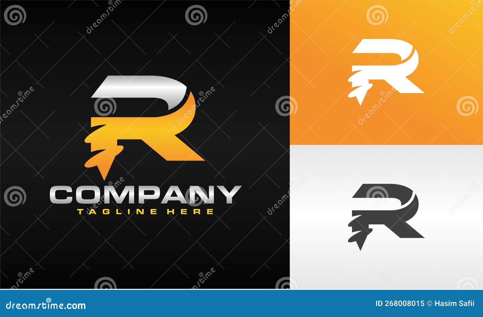 Letter R drill logo stock vector. Illustration of monogram - 268008015