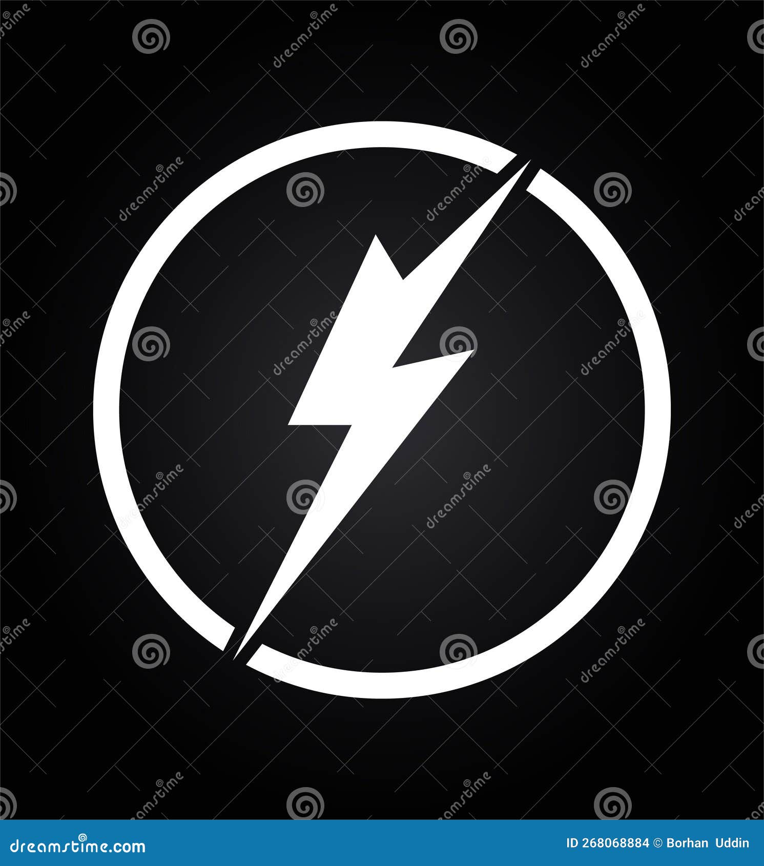 Power Sing Icon. Monochrome Style Design from Power and Energy Icon ...