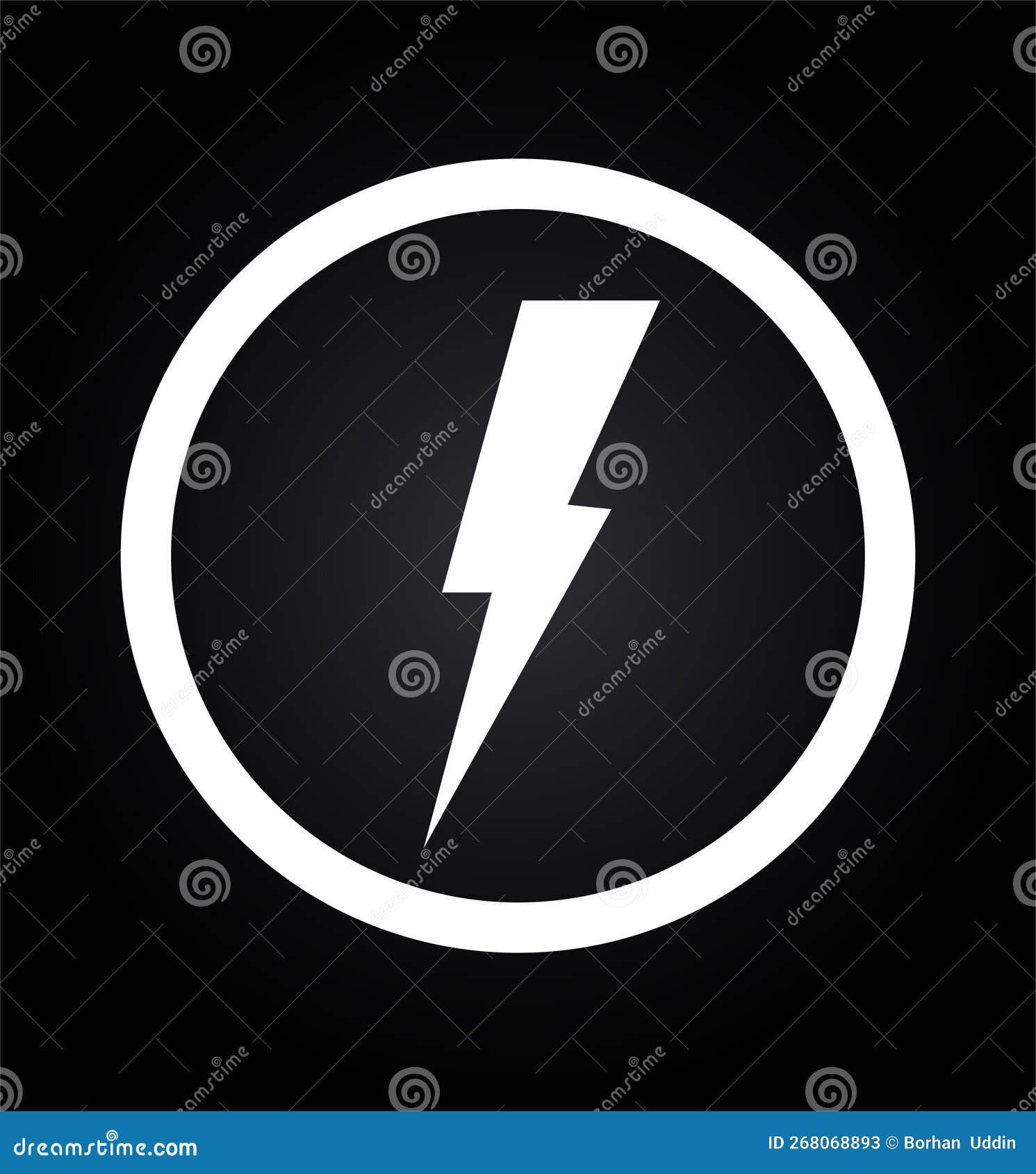 Power Sing Icon. Monochrome Style Design from Power and Energy Icon ...