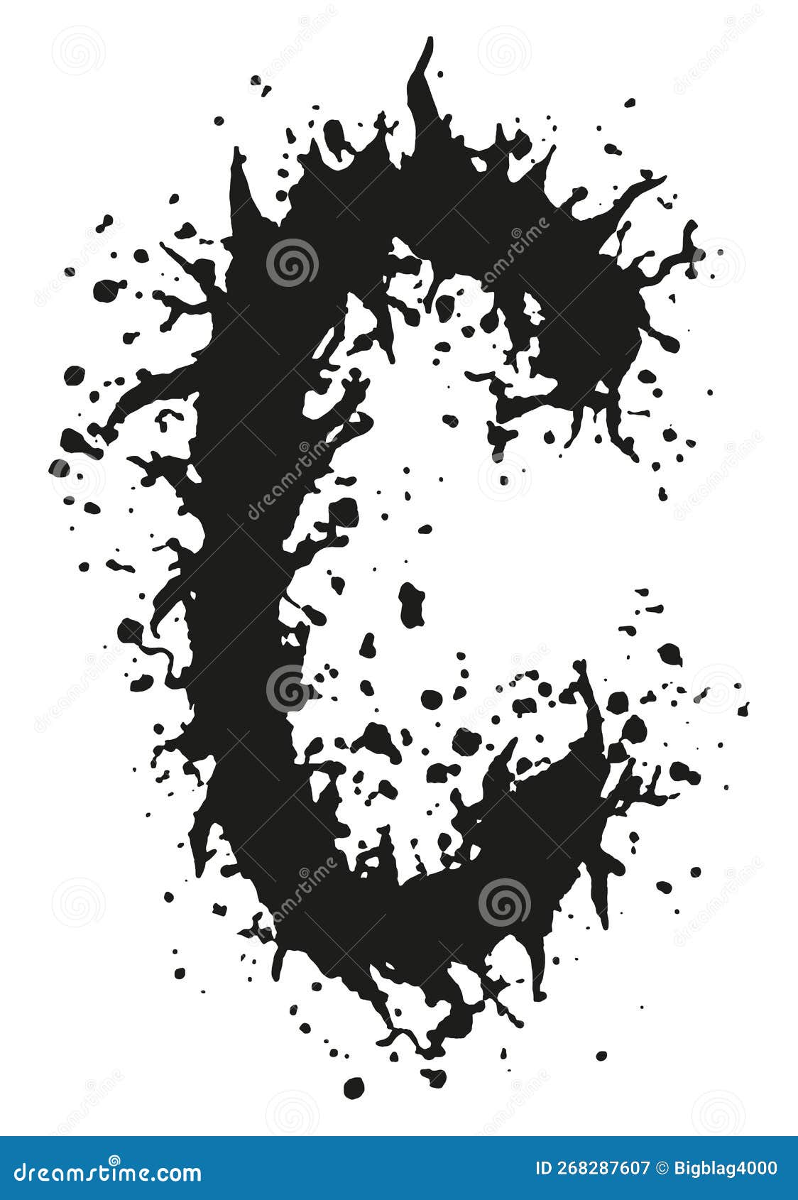 Metal Music Style Letter.Decorative Art Font. Stock Vector ...