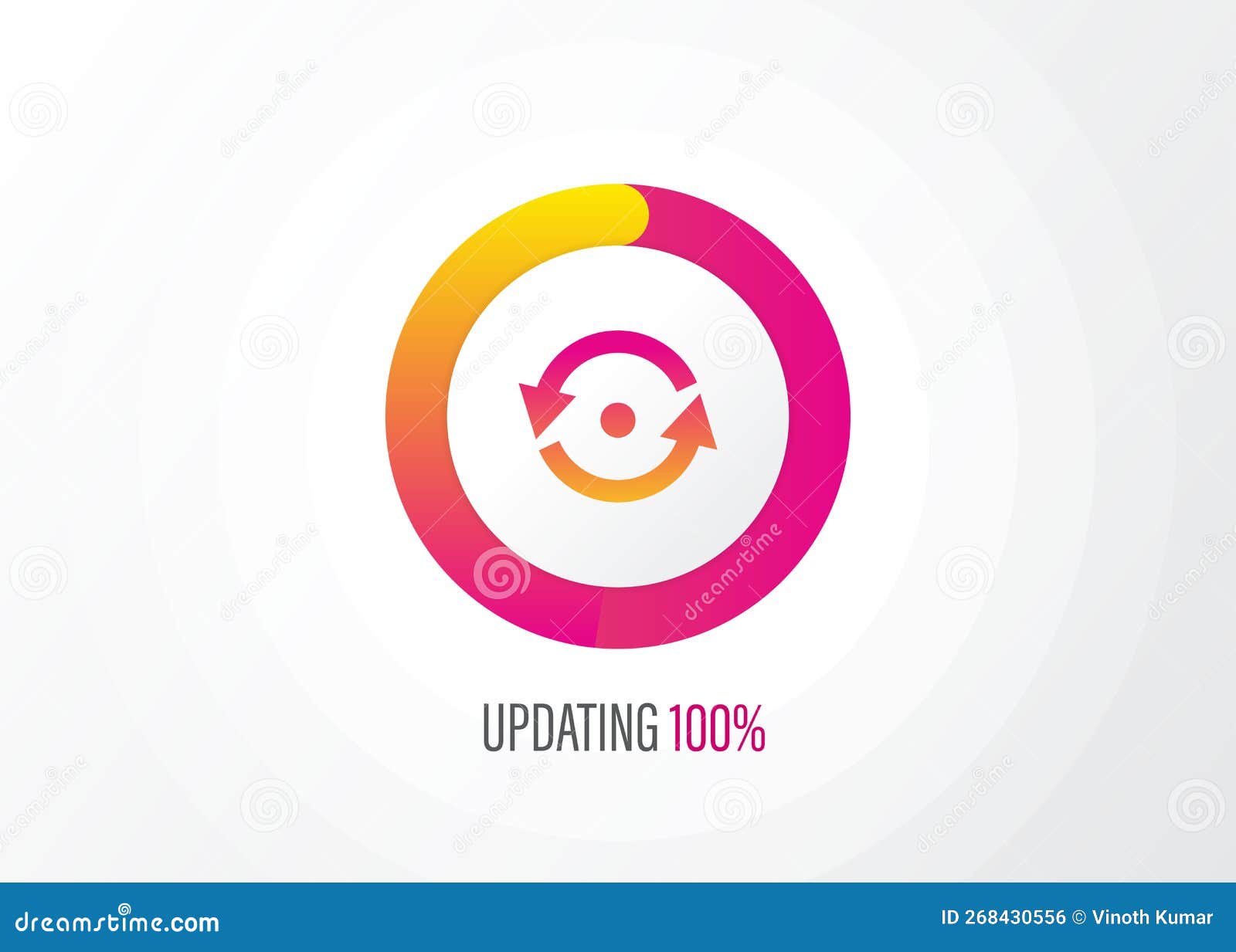 Loading Circle Percentage 100,updating, Cloud Download, Upload Files ...