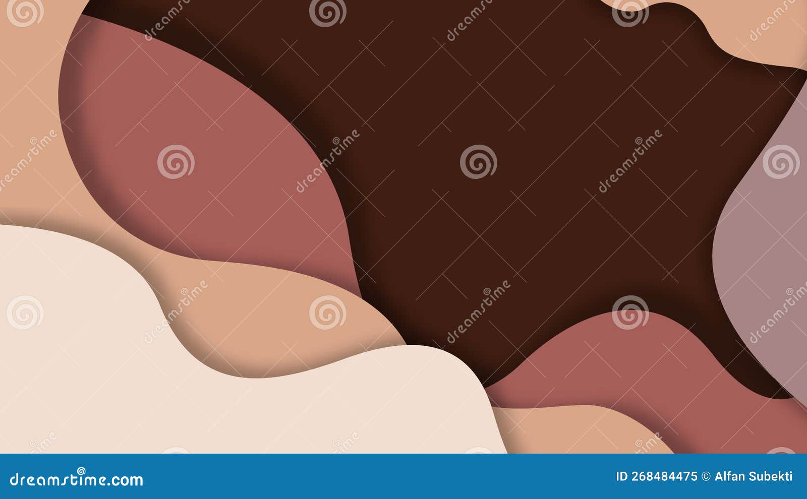 Abstract Papercut Style Design for Background. Stock Vector ...