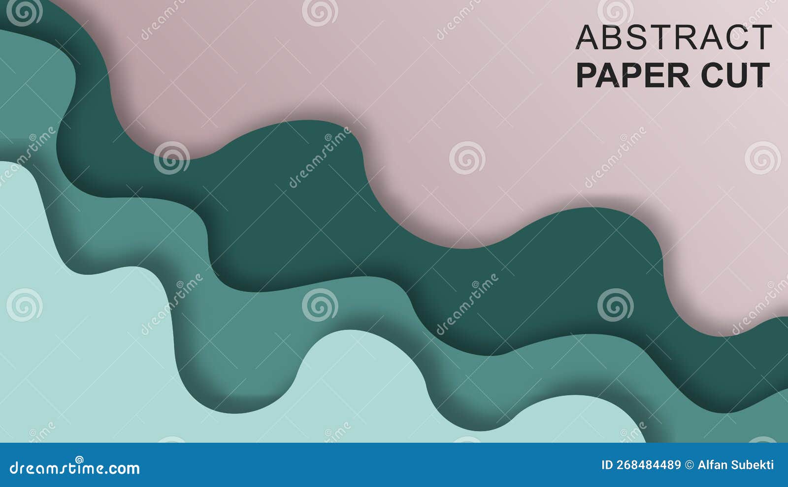 Abstract Papercut Style Design for Background. Stock Vector ...
