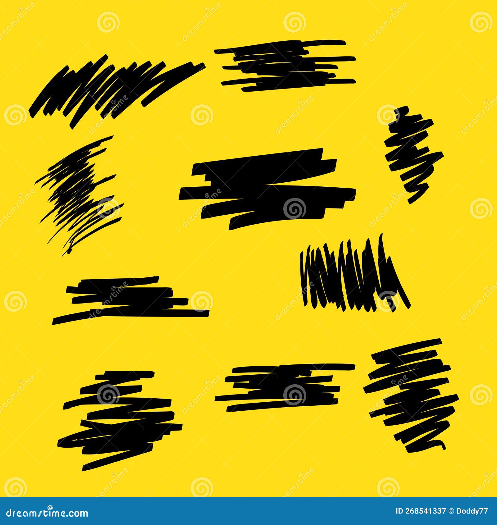 Paint Brush Stroke Graphic Illustaration Stock Illustration ...
