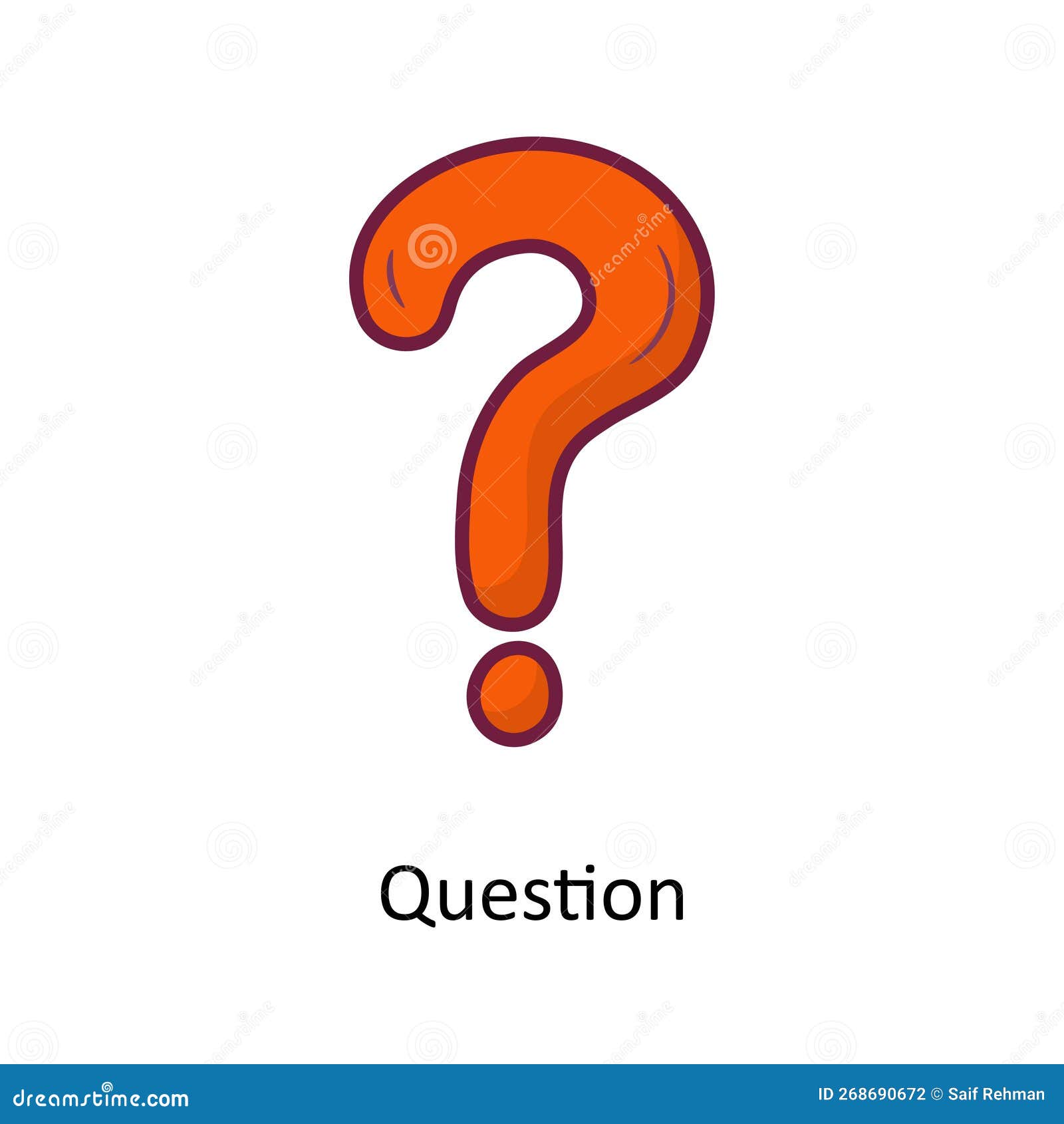 Question And Box Solid Icon, Delivery Concept, Carton Box With Question ...