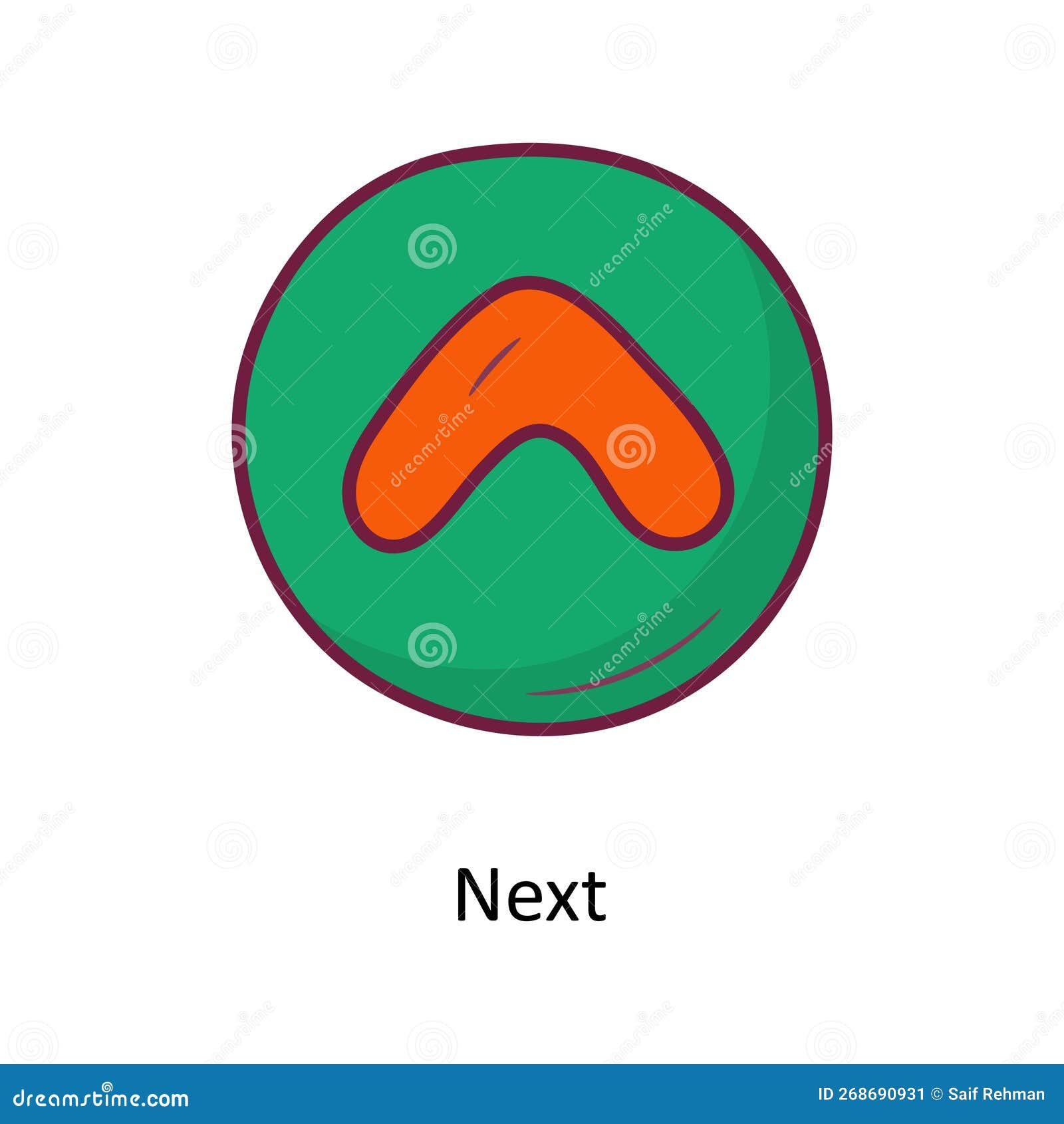 Next Solid Fill Outline Icon Design Illustration. Media Control Symbol ...