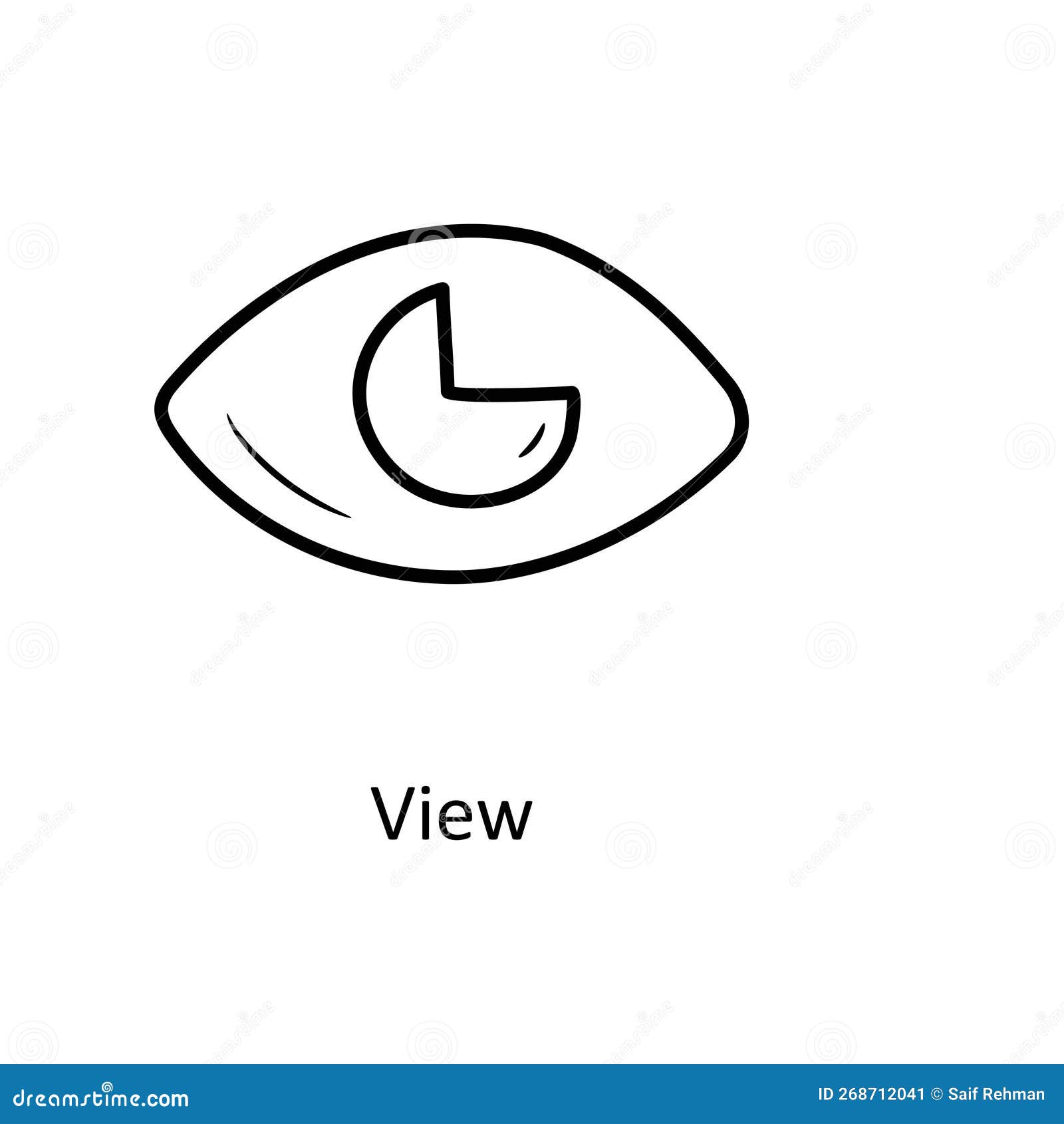 View Solid Fill Outline Icon Design Illustration. Media Control Symbol ...