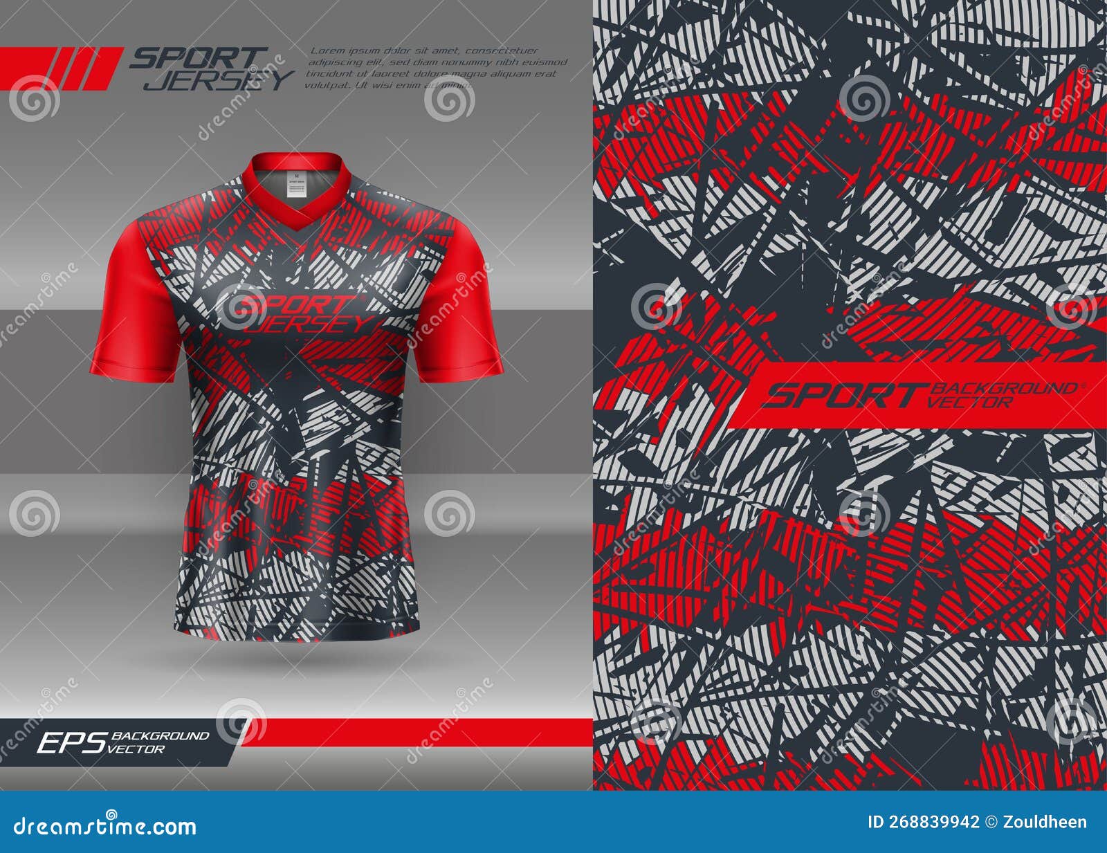 Sports Shirts Jersey Sublimation Front View, Abstract Texture Design ...