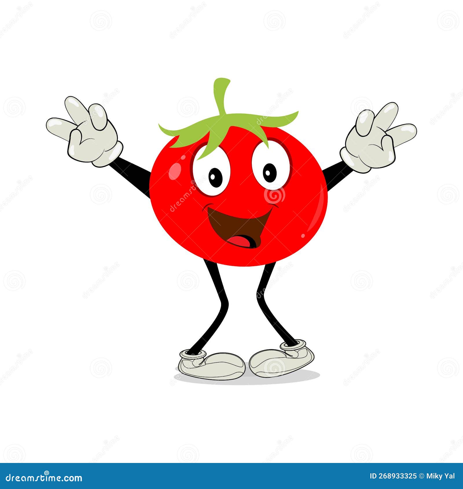 Tomato Character, Cartoon Tomato with Many Expression, Hand and Leg ...
