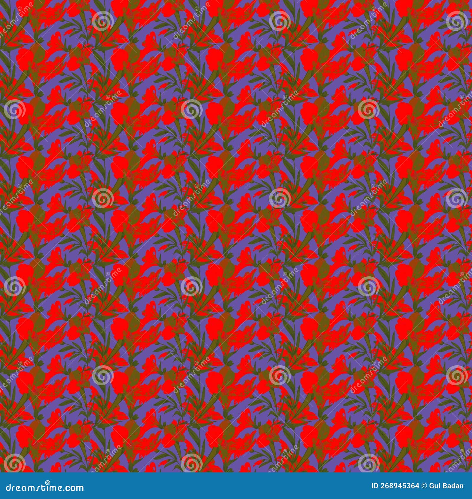 Print ABSTRACT BLUE RED SEAMLESS PATTERN 300 DPI Stock Illustration ...
