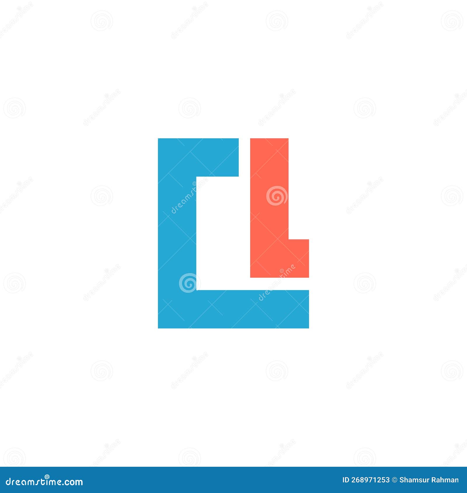Alphabet Initials Logo LC, CL, C and L Stock Vector - Illustration of ...