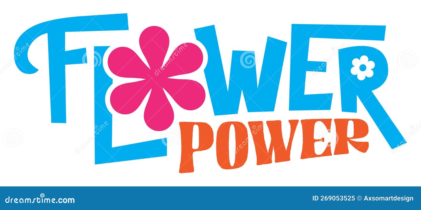 Flower Power Design, 1960s Hippie Graphic, Flower Child Retro ...