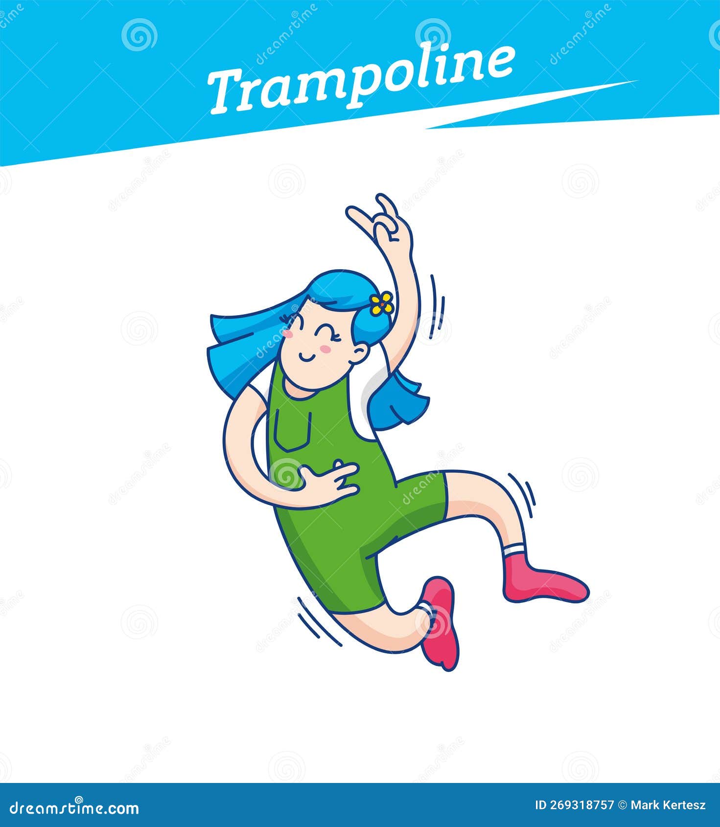 Set Of Young Jumping Friend People Characters. Happy Male And Female ...