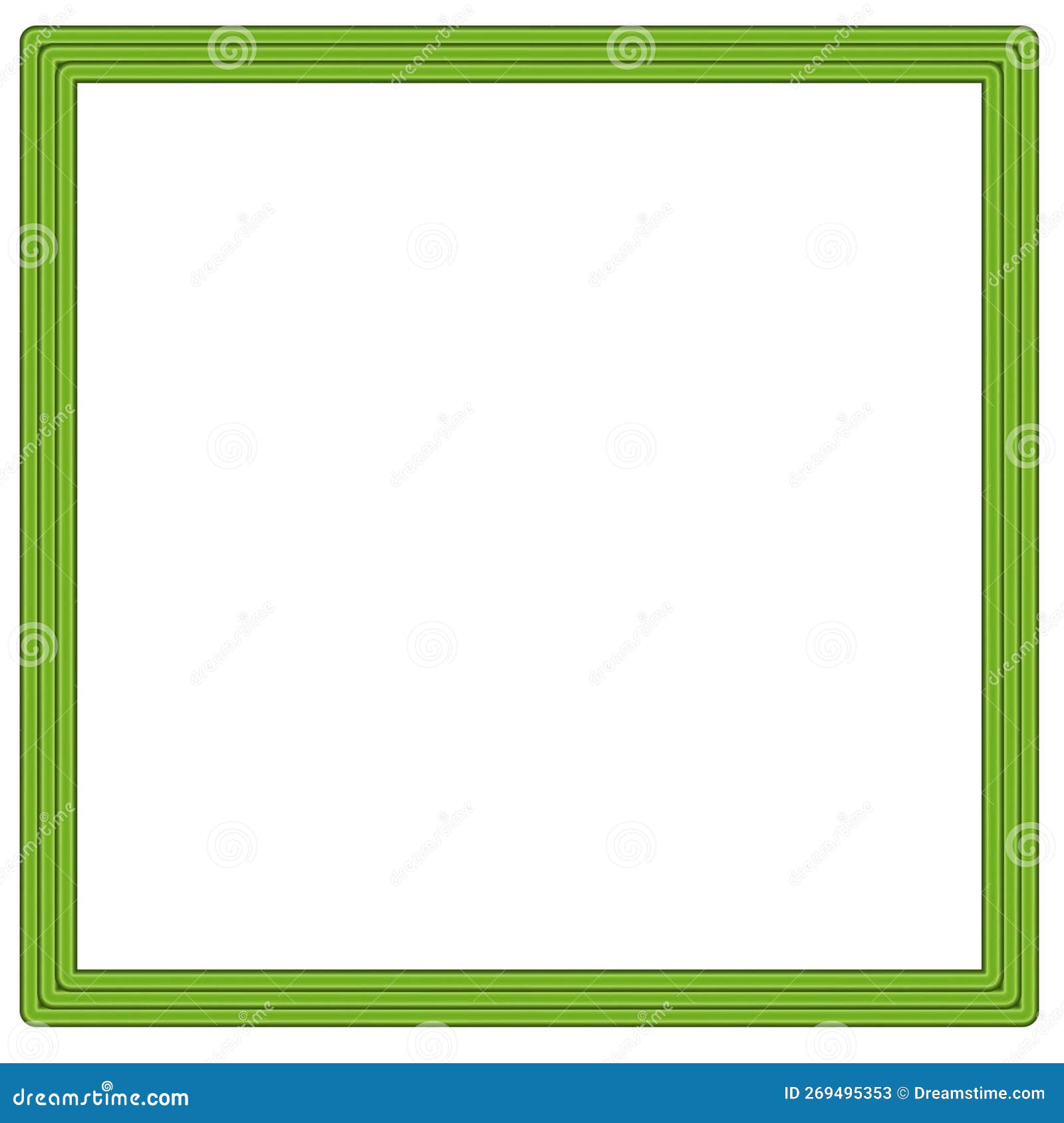 Green Frame Vector Eps Border Print Stock Vector - Illustration of ...