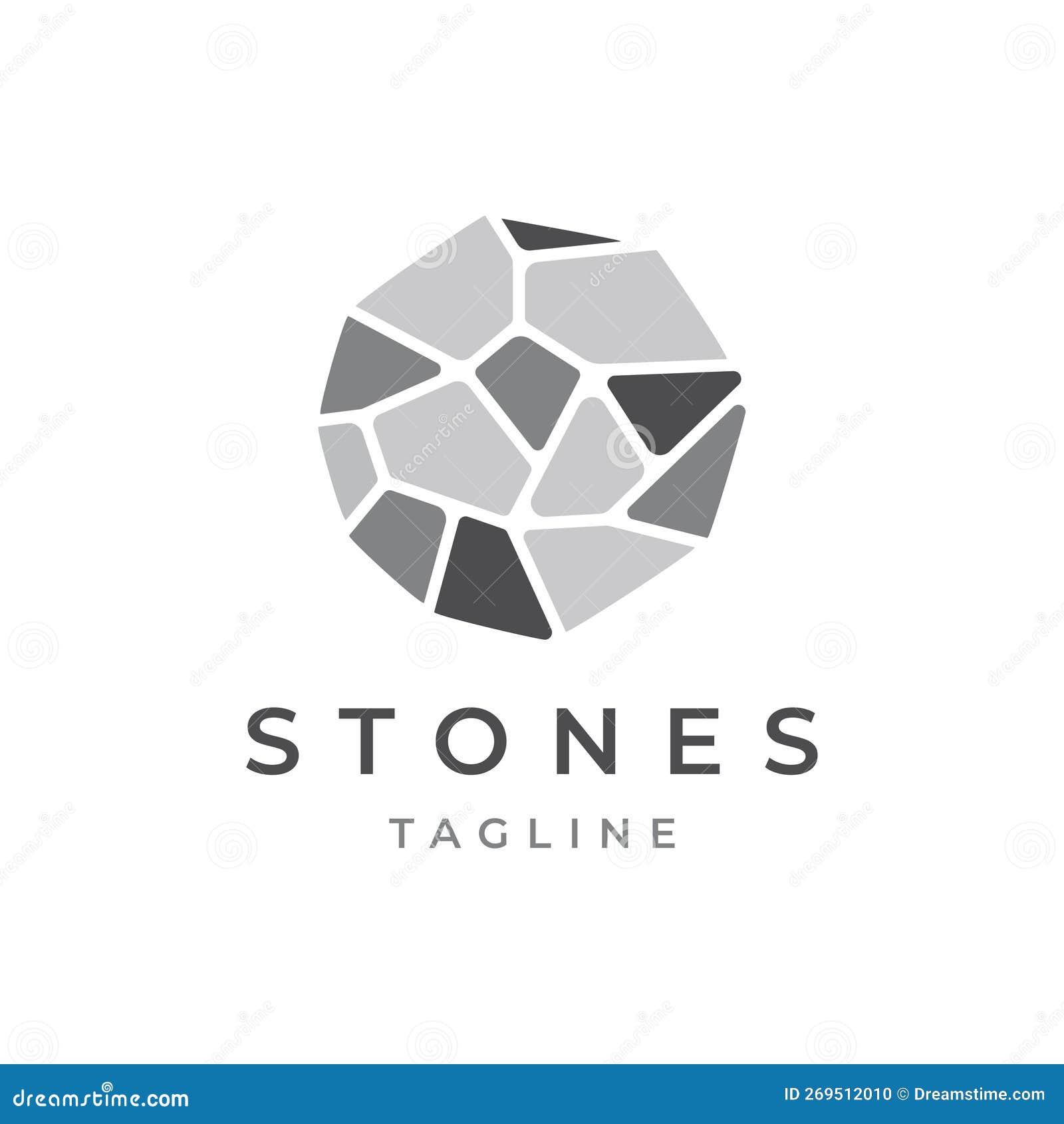 Stone logo design stock vector. Illustration of floor - 269512010