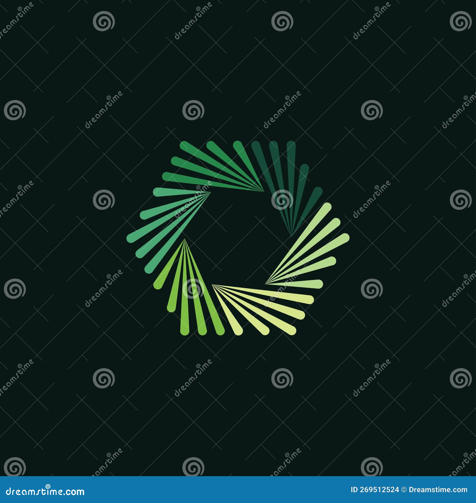 Abstract Circle Logo Design Stock Illustration - Illustration of growth ...