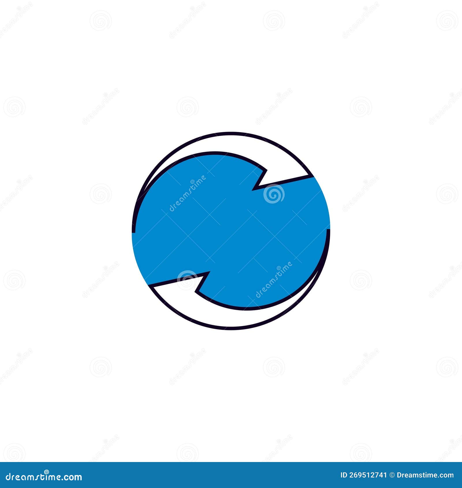 Round circle logo design stock vector. Illustration of logo - 269512741