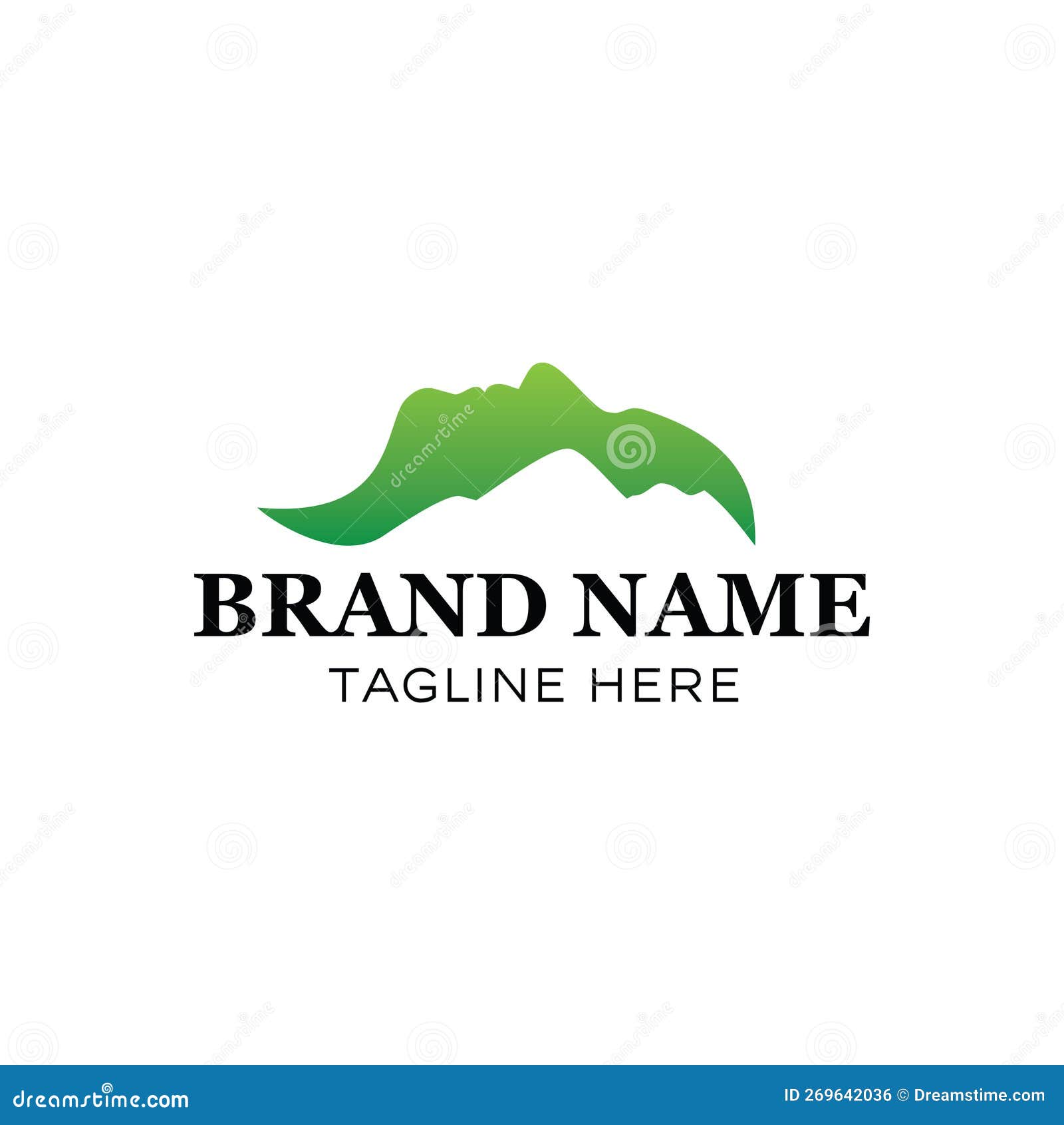 Mountain Face Logo, Mountain Face Symbol, Mountain Face Icon Stock ...