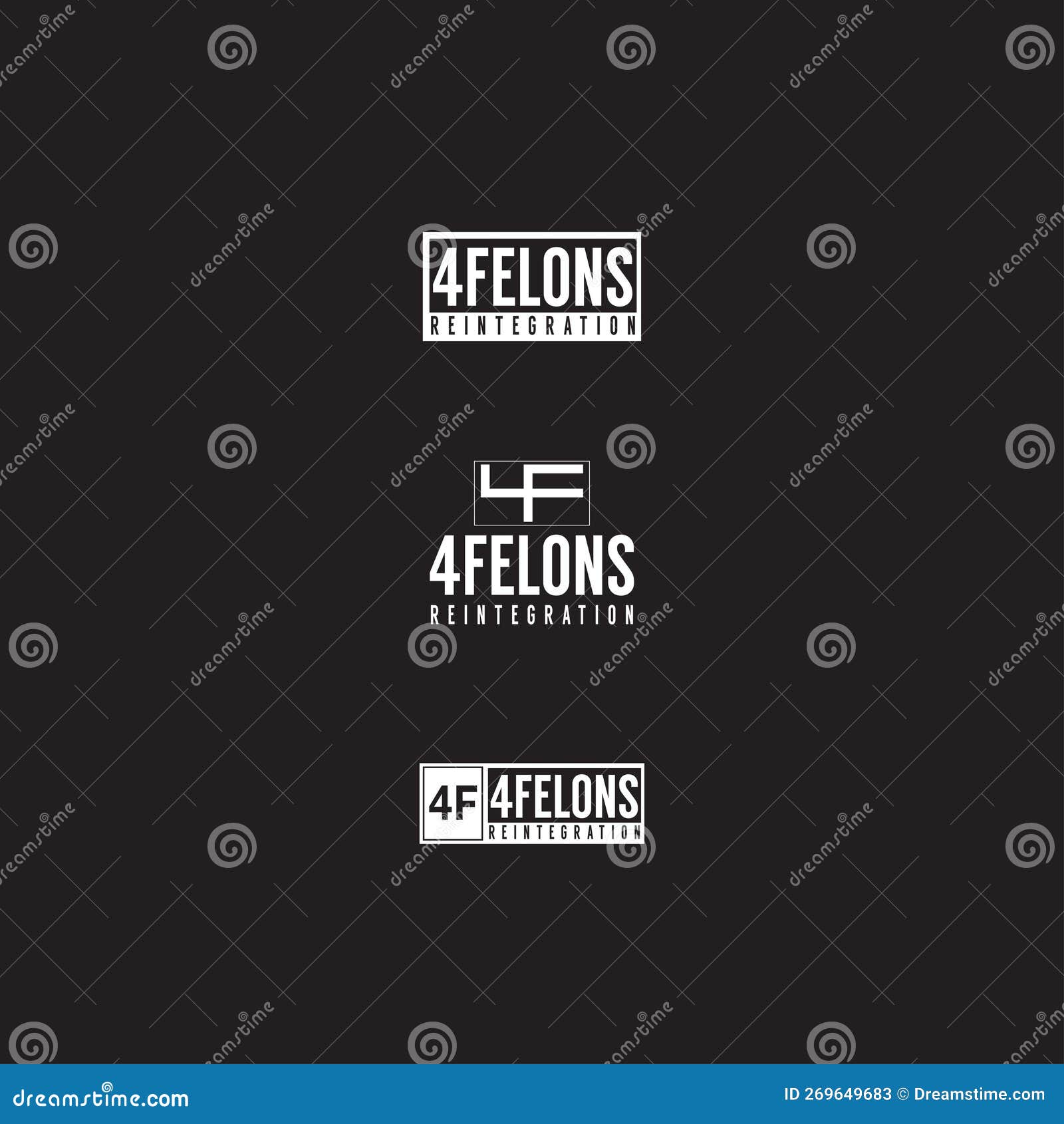 4 F Letter Logo Design New Concept Stock Vector - Illustration of ...