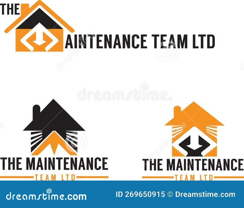 Home Combine Logo Design and Same Name Making Logo Design Stock Vector ...