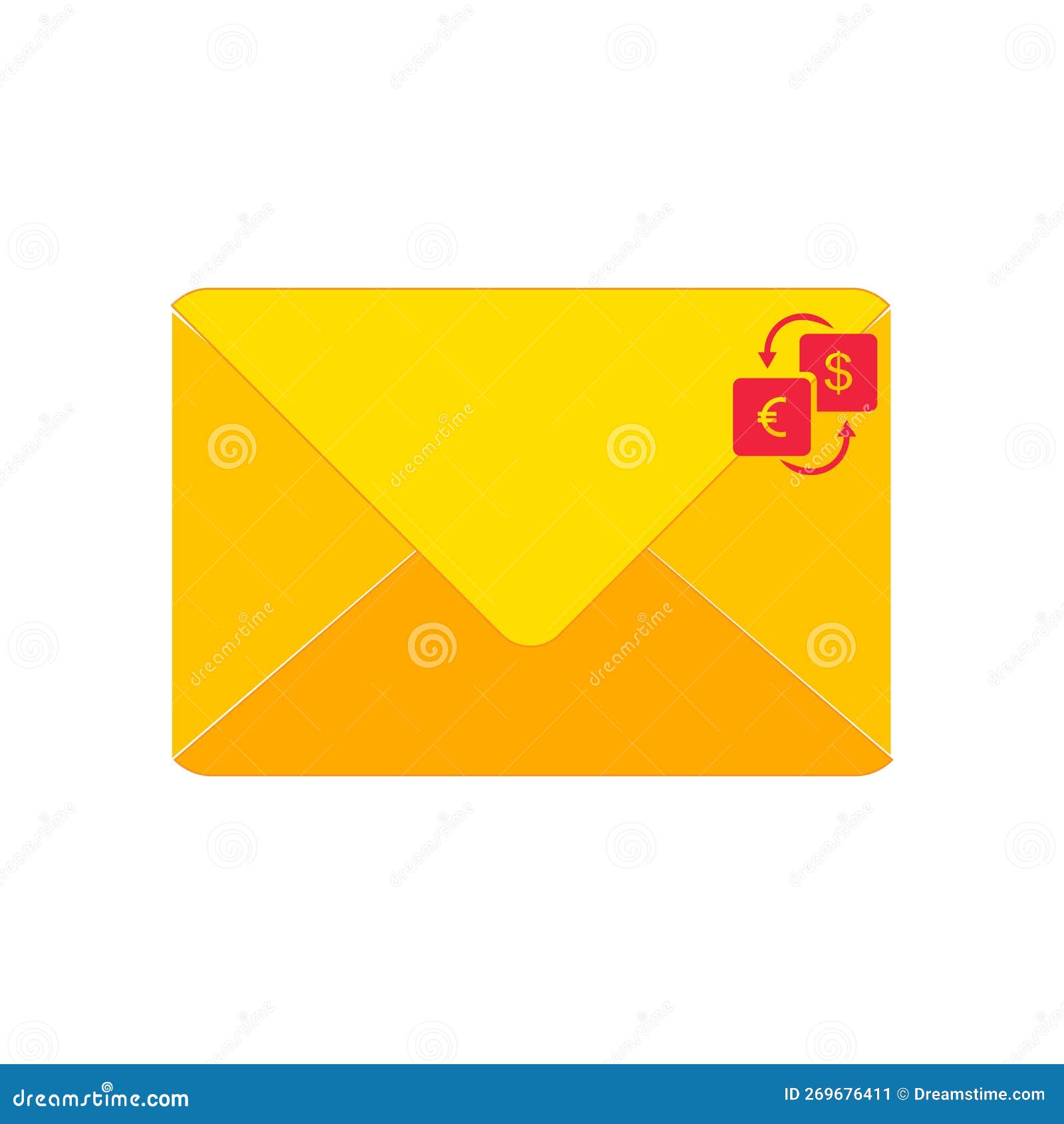 Letter Envelope with Paper Document Vector Illustration, Email Envelope ...