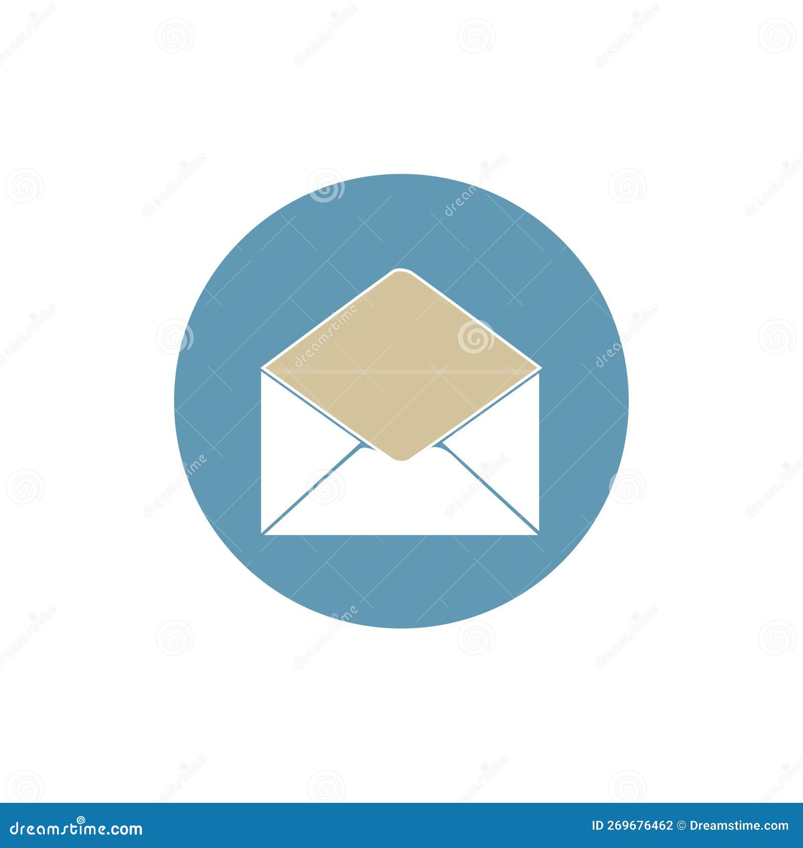 Letter Envelope with Paper Document Vector Illustration, Email Envelope ...